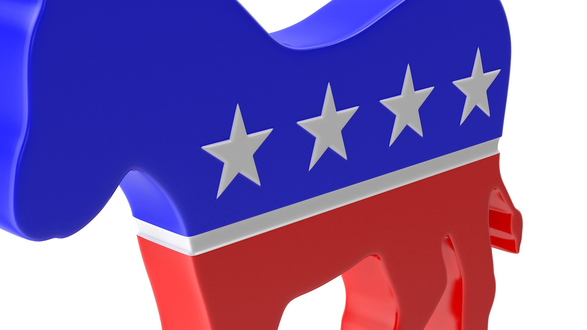 Logo democrat party 3D - TurboSquid 1464232