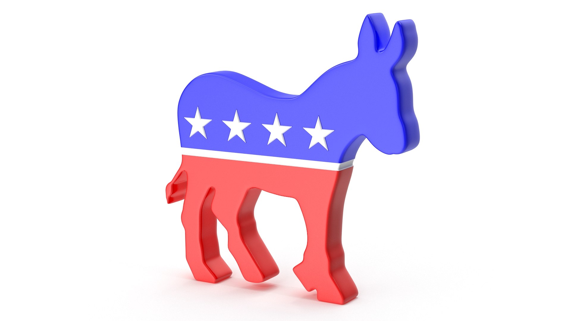 Logo democrat party 3D - TurboSquid 1464232