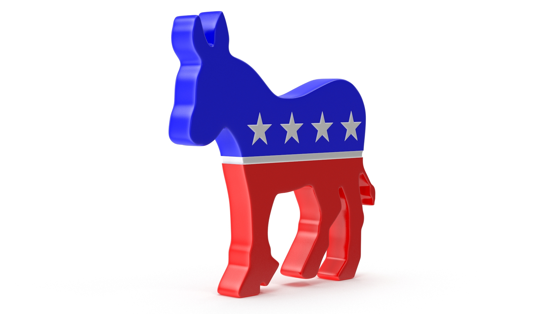 Logo democrat party 3D - TurboSquid 1464232