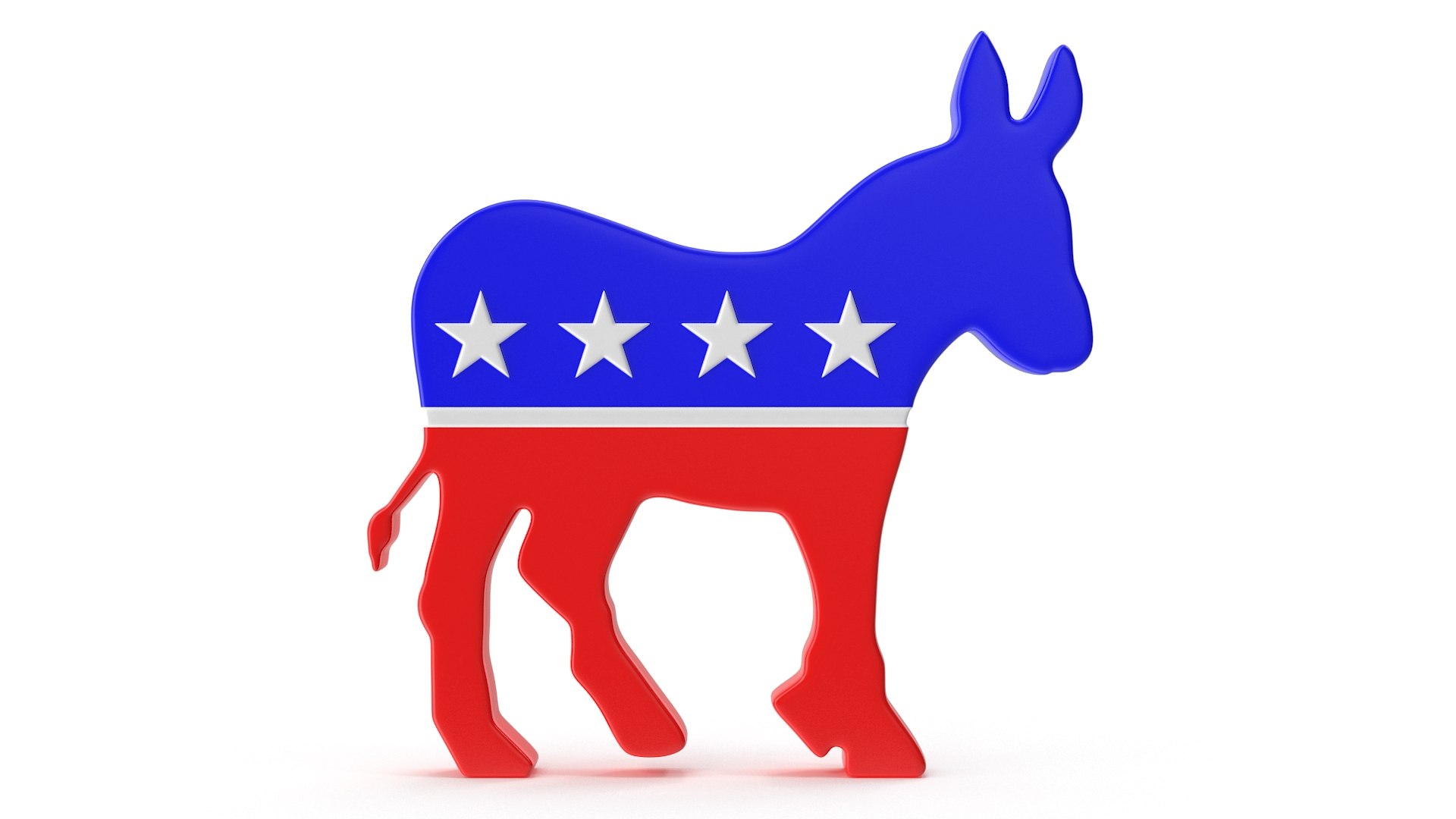 Logo democrat party 3D - TurboSquid 1464232