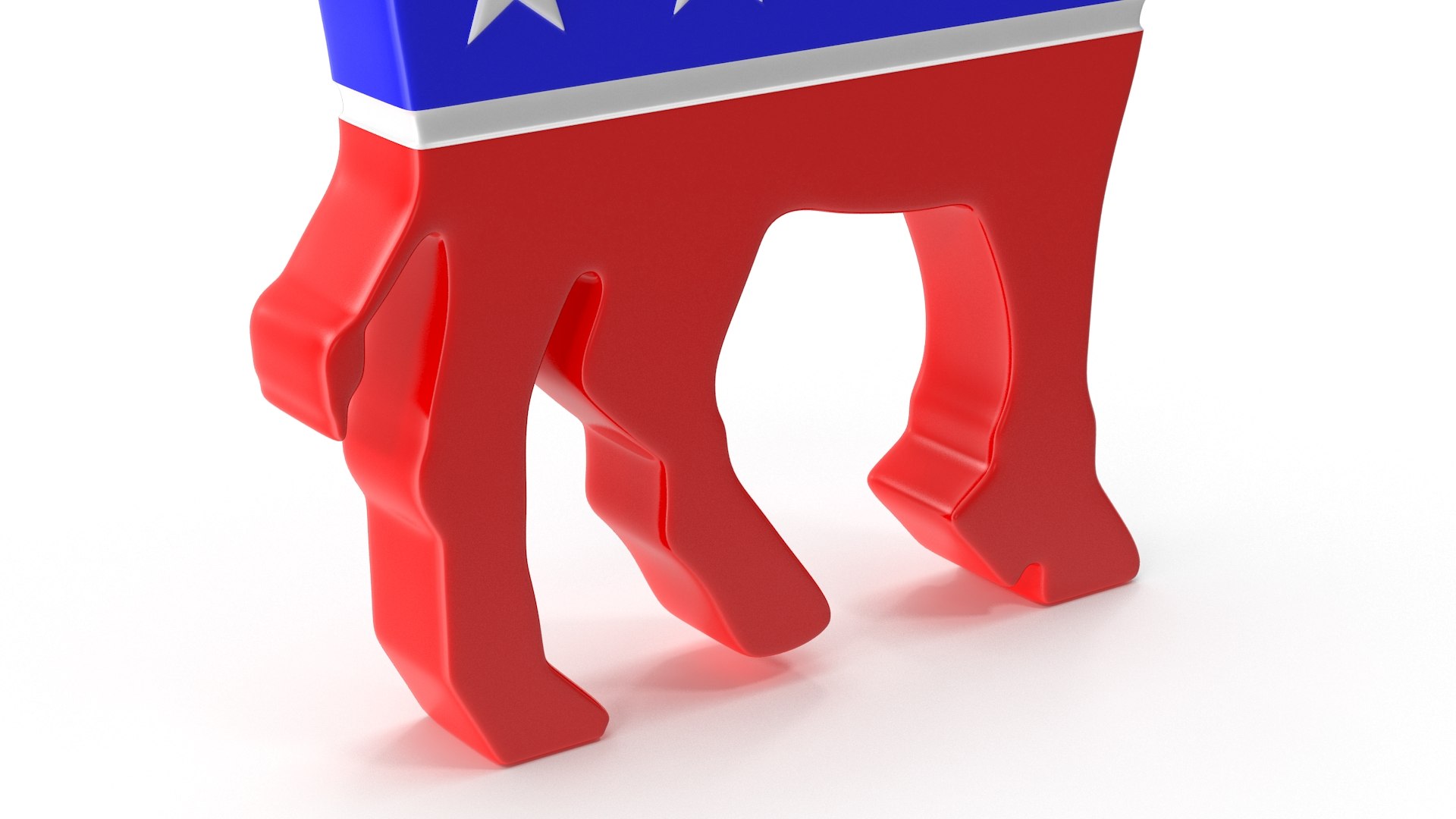 Logo democrat party 3D - TurboSquid 1464232