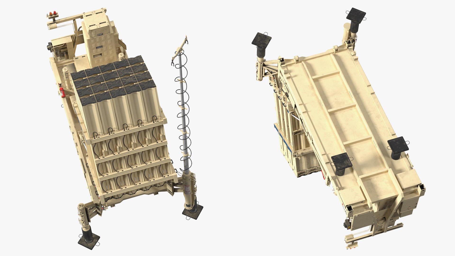 Iron Dome Mobile Air Defense System Rigged 3D model - TurboSquid 1766970