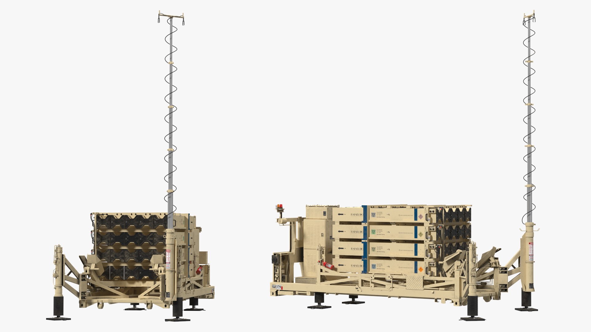 Iron Dome Mobile Air Defense System Rigged 3D model - TurboSquid 1766970