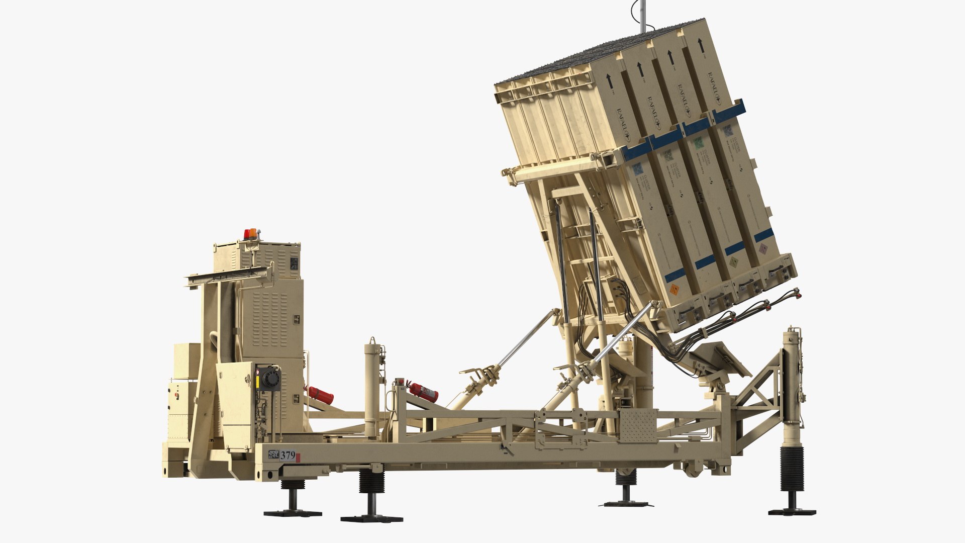 Iron Dome Mobile Air Defense System Rigged 3D model - TurboSquid 1766970