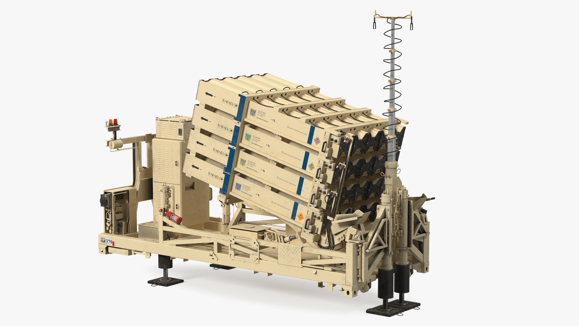 Iron Dome Mobile Air Defense System Rigged 3D model - TurboSquid 1766970