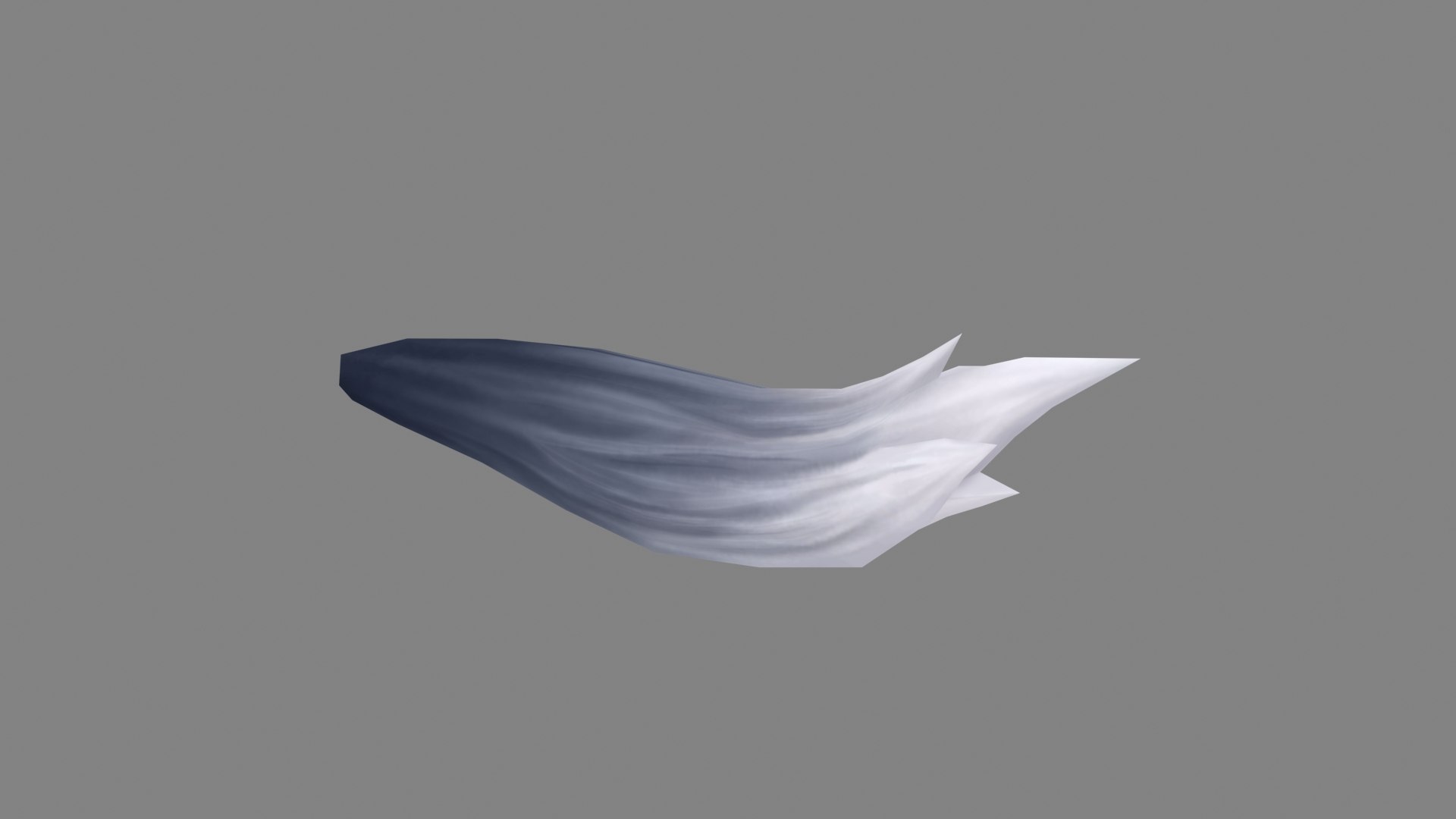 Cartoon Wolf Tail - Grey 3D Model - TurboSquid 2105043