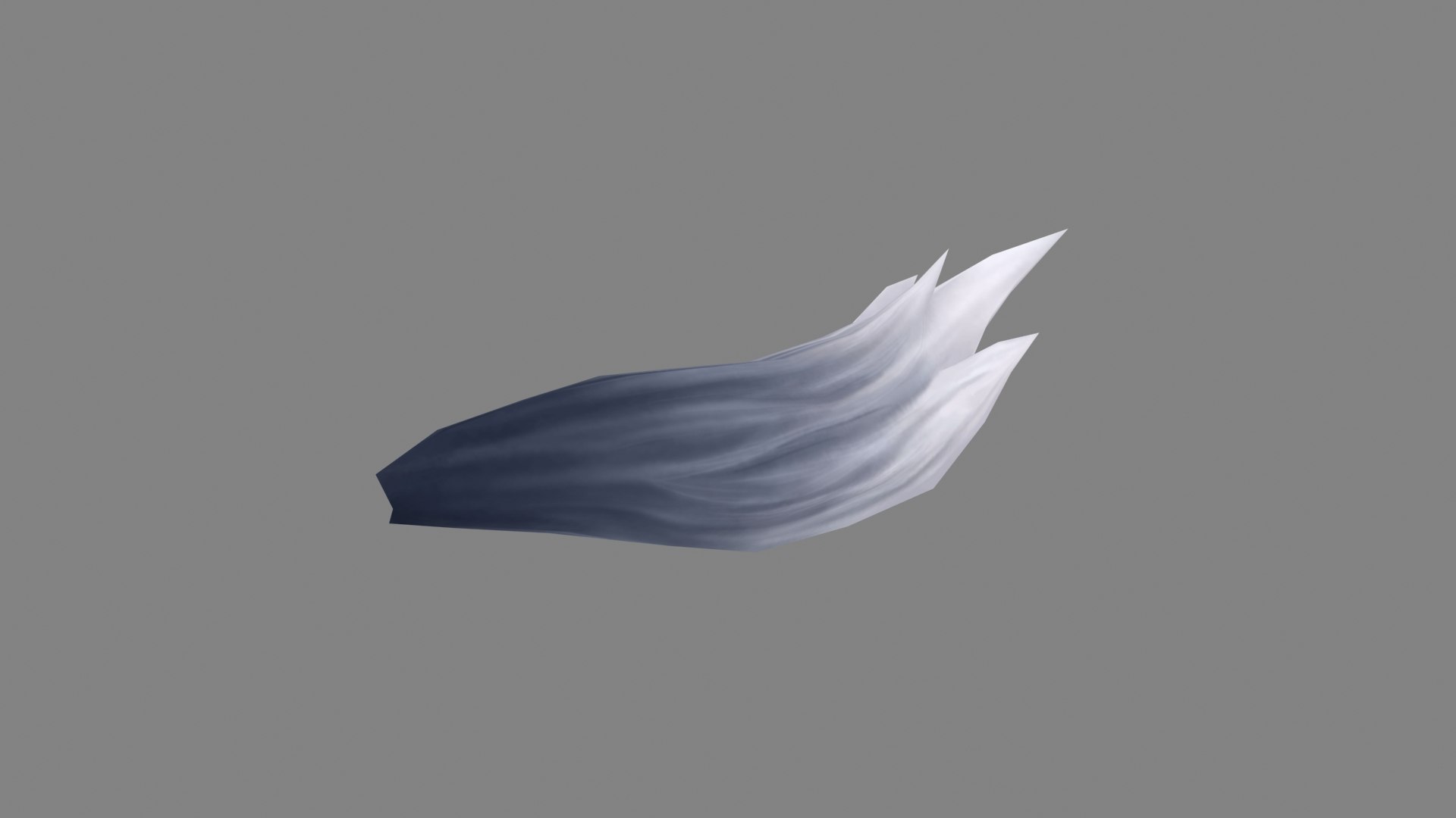 Cartoon Wolf Tail - Grey 3D Model - TurboSquid 2105043
