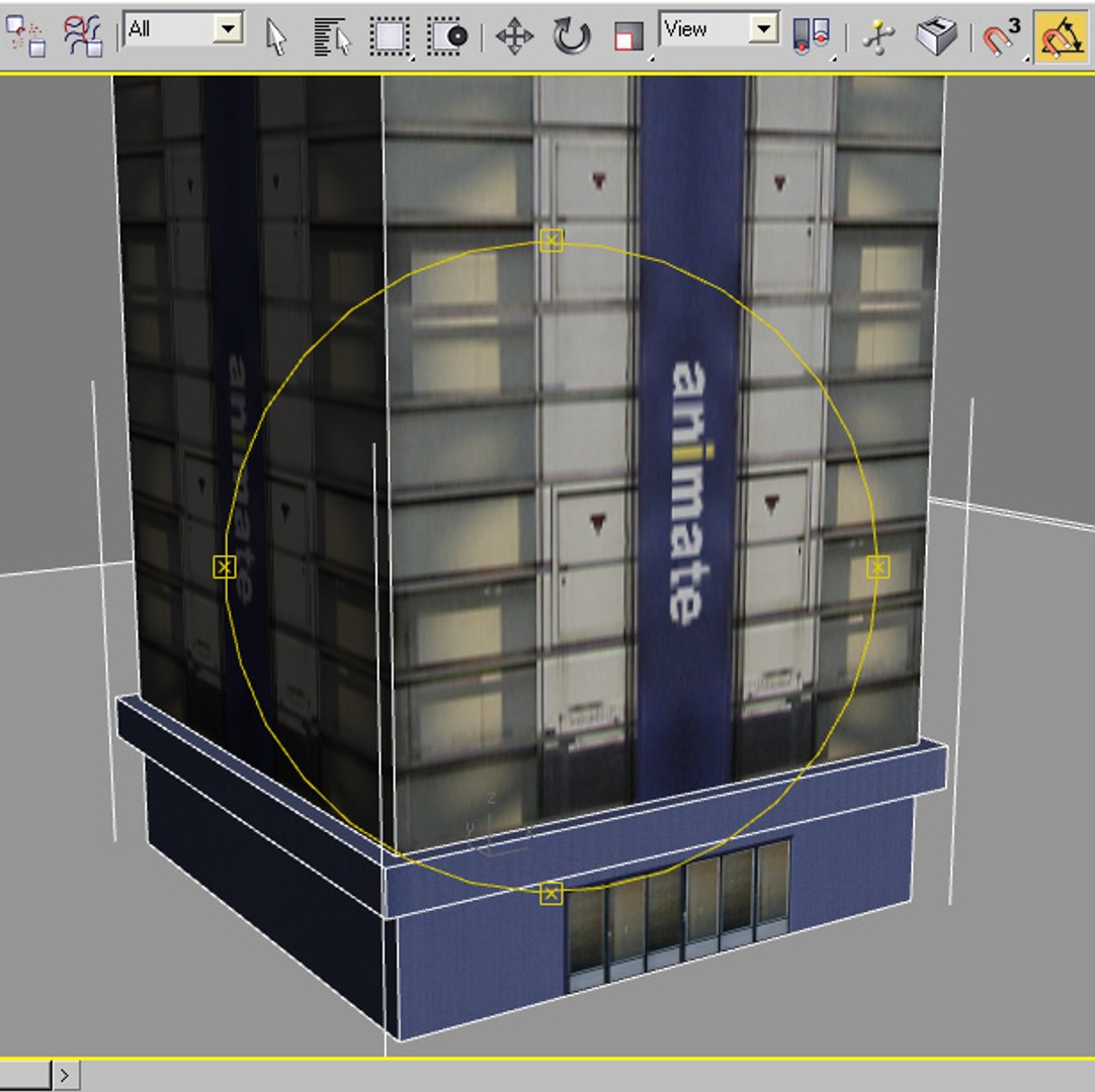 animate building 3d model