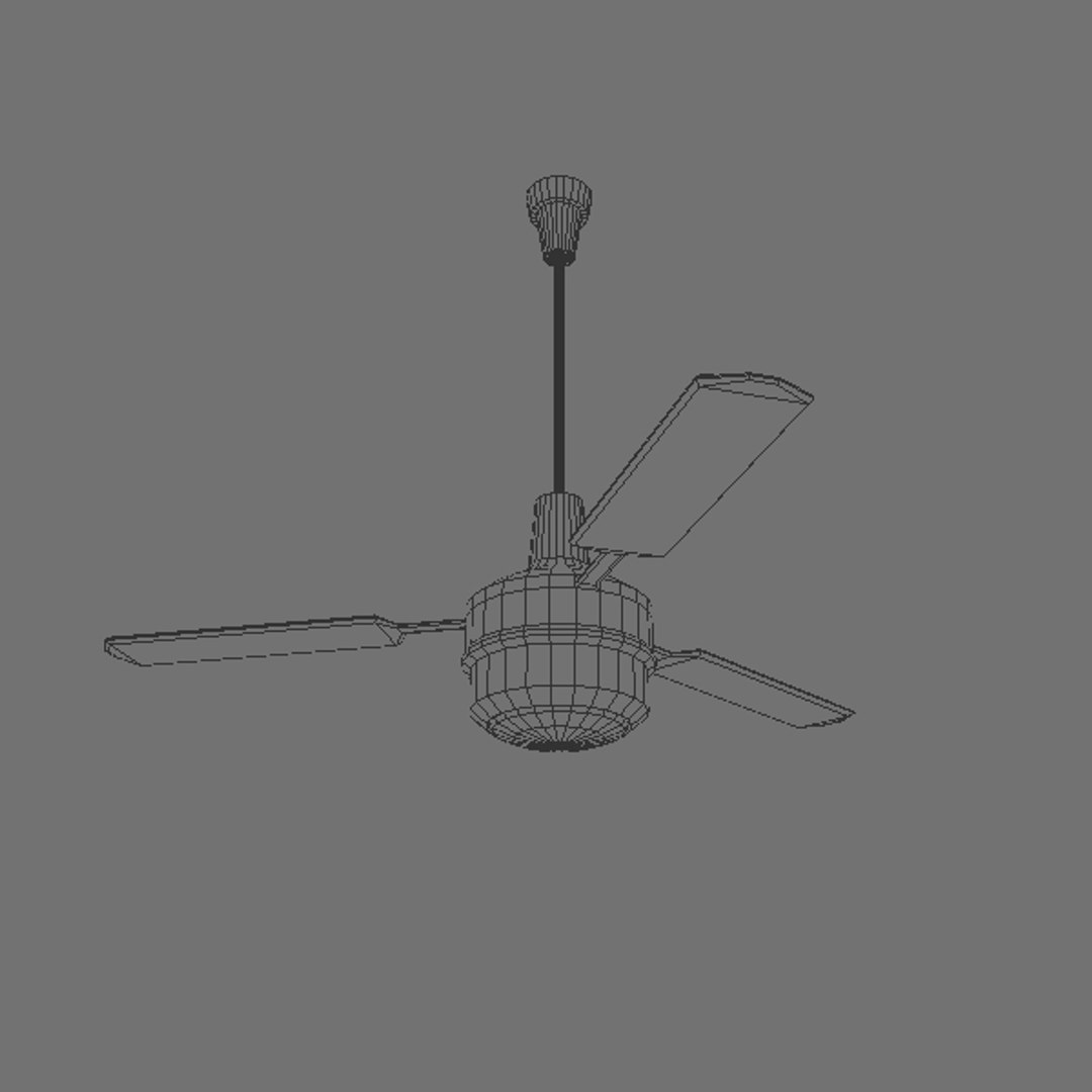 3d ceiling fan model