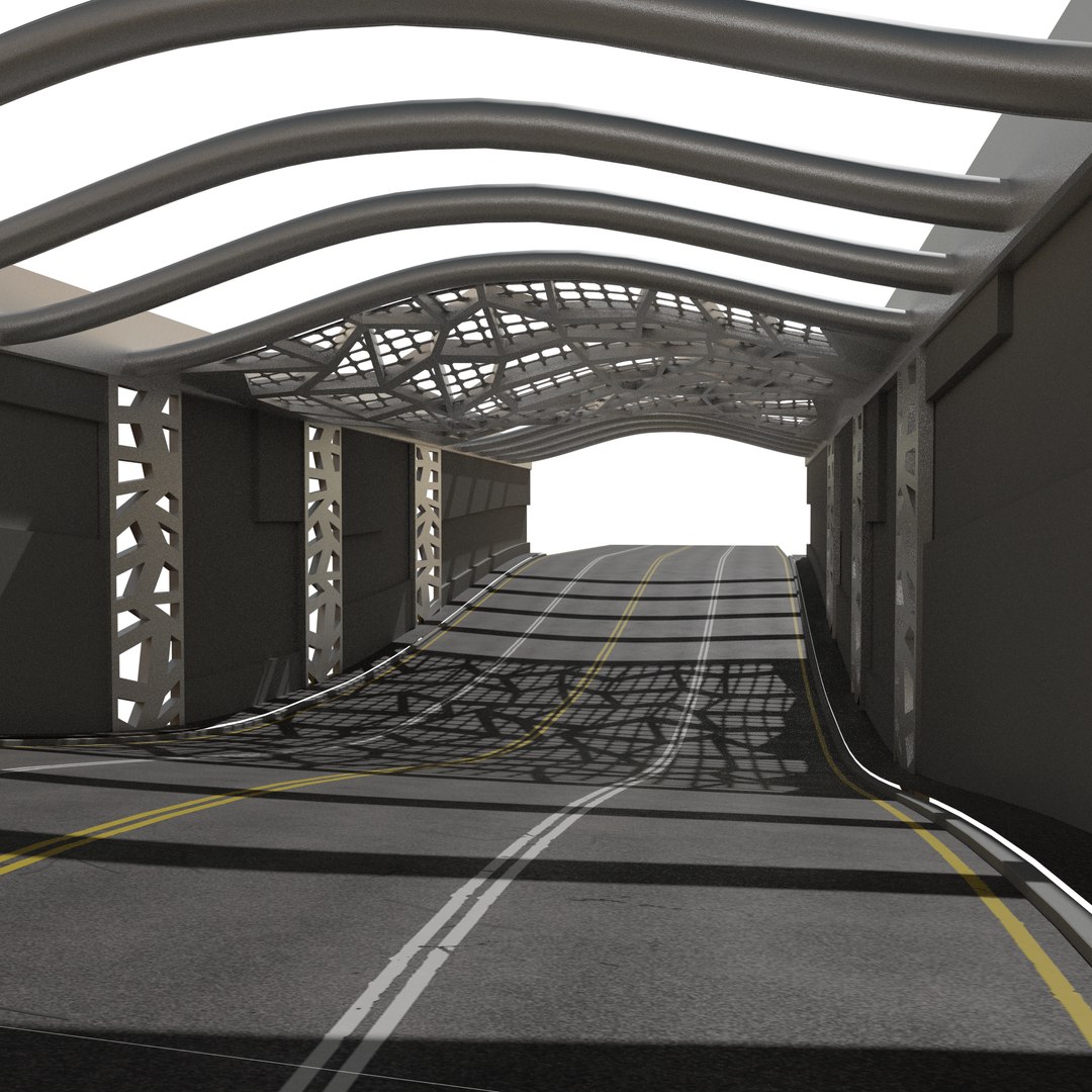 3D Future Tunel Scene For Car Rendering Model - TurboSquid 1949343