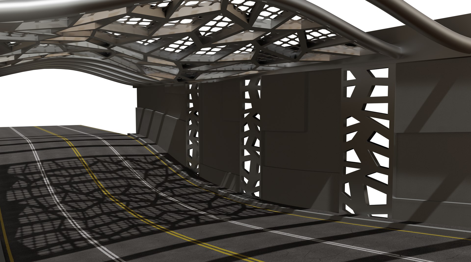 3D Future Tunel Scene For Car Rendering Model - TurboSquid 1949343