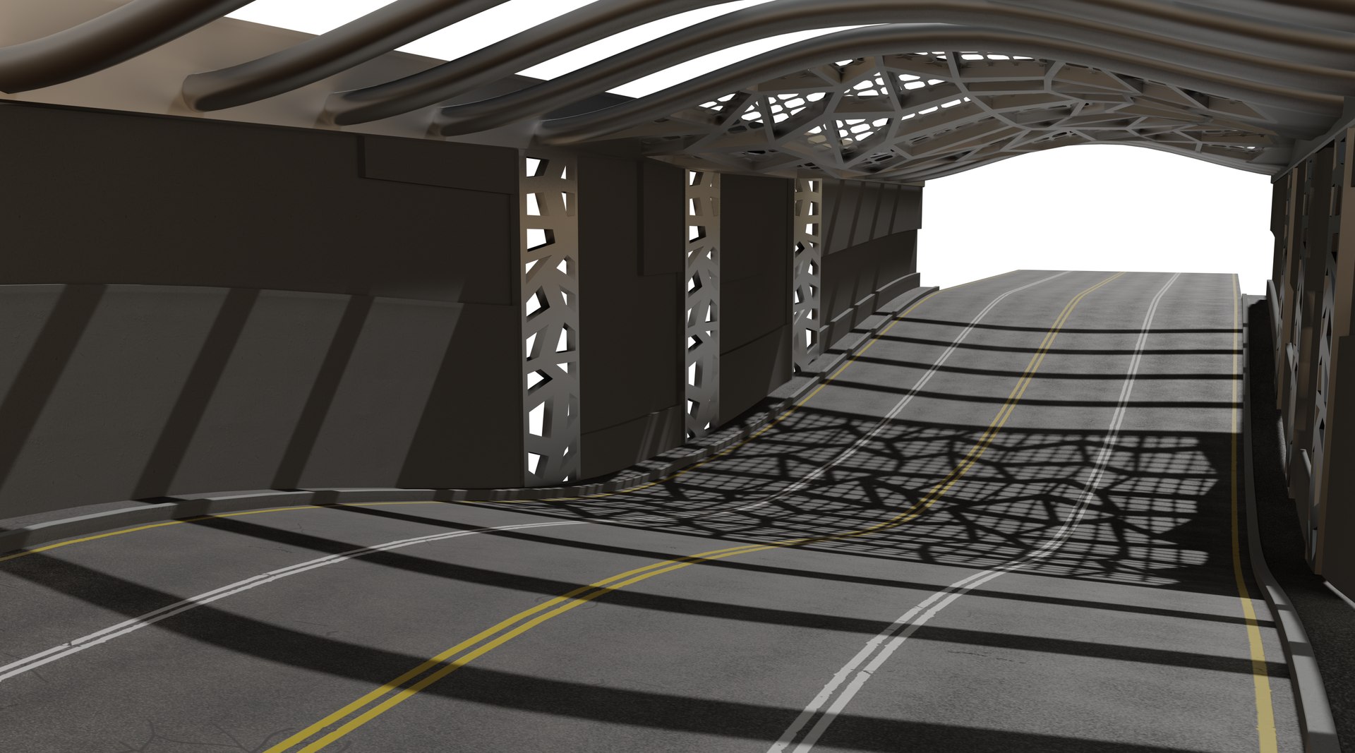 3D Future Tunel Scene For Car Rendering Model - TurboSquid 1949343