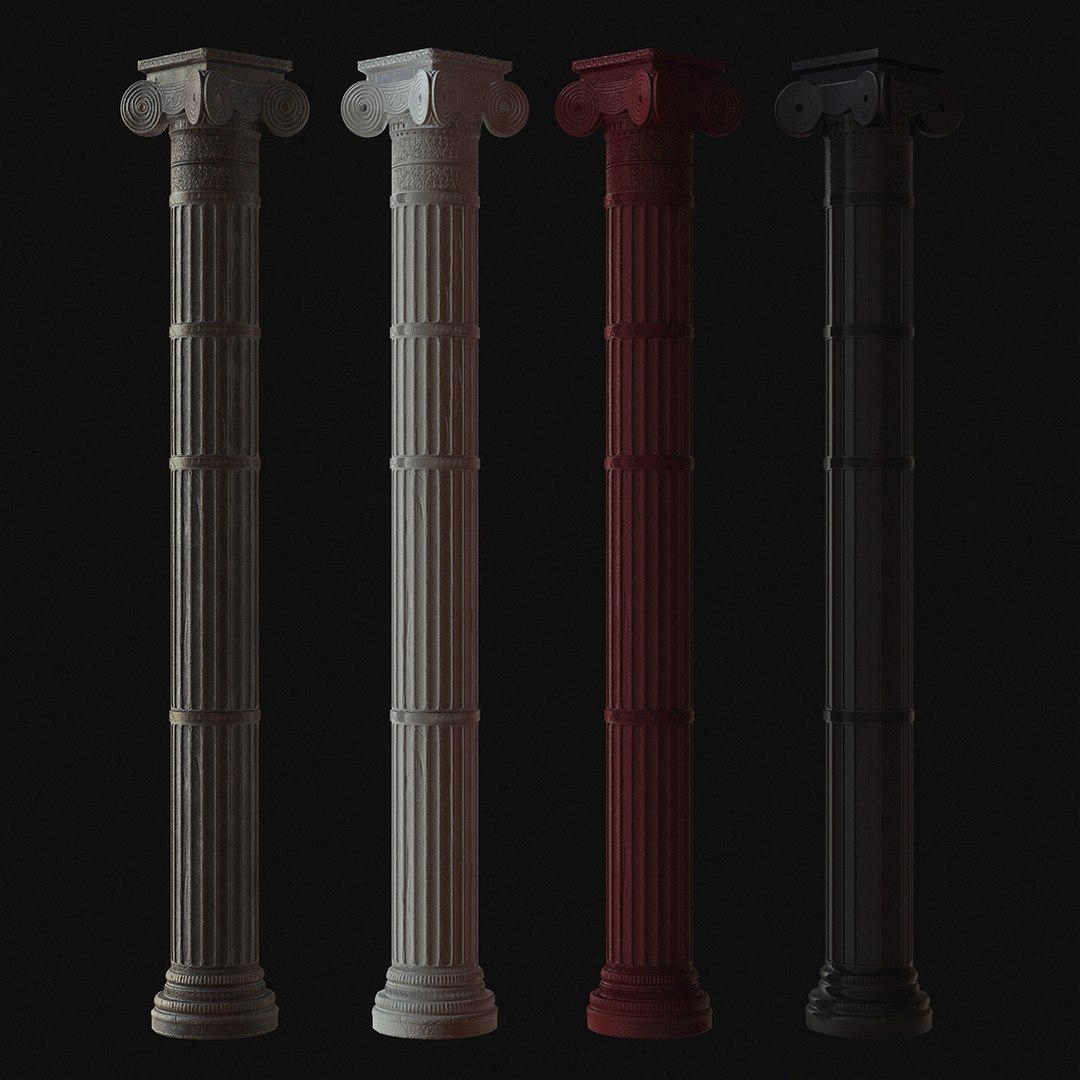 Column Ephesus 3D Model - TurboSquid 1687177