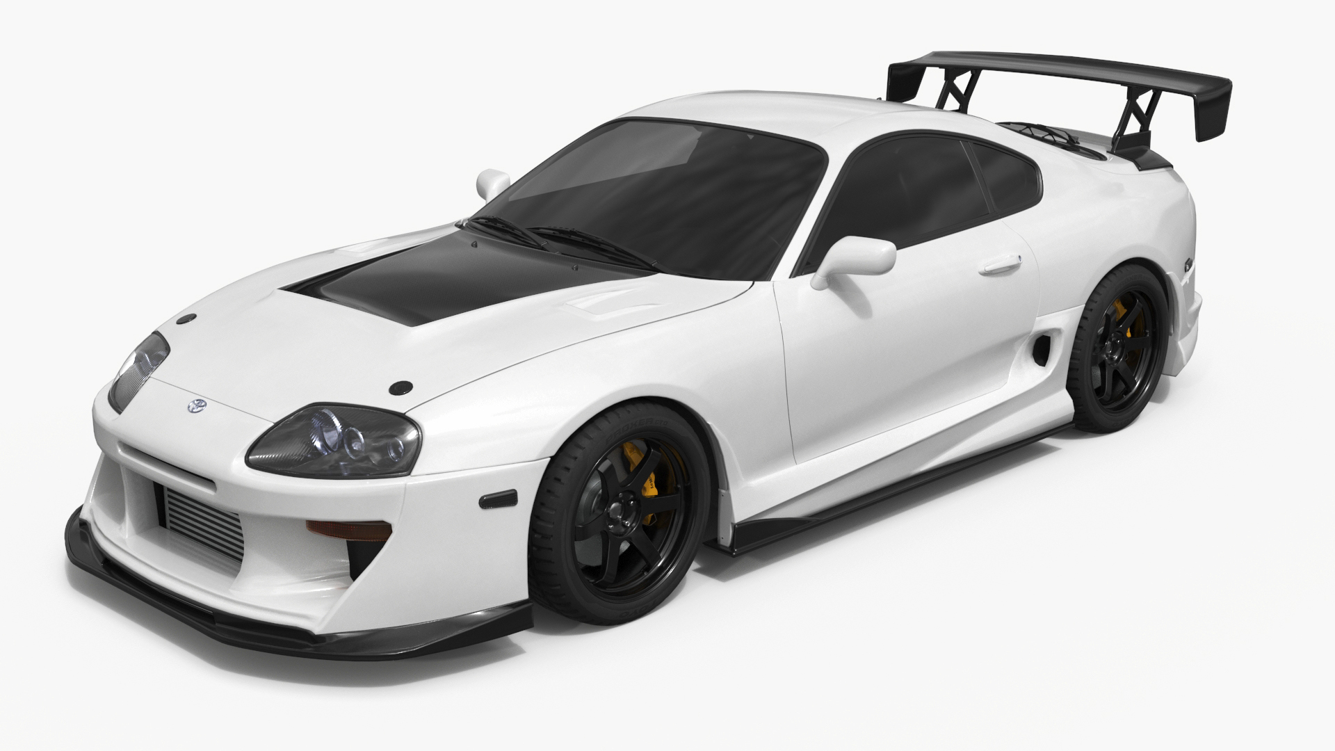 3D Toyota Supra Mk4 Carbon Aero Kit Simplified - TurboSquid 2443173