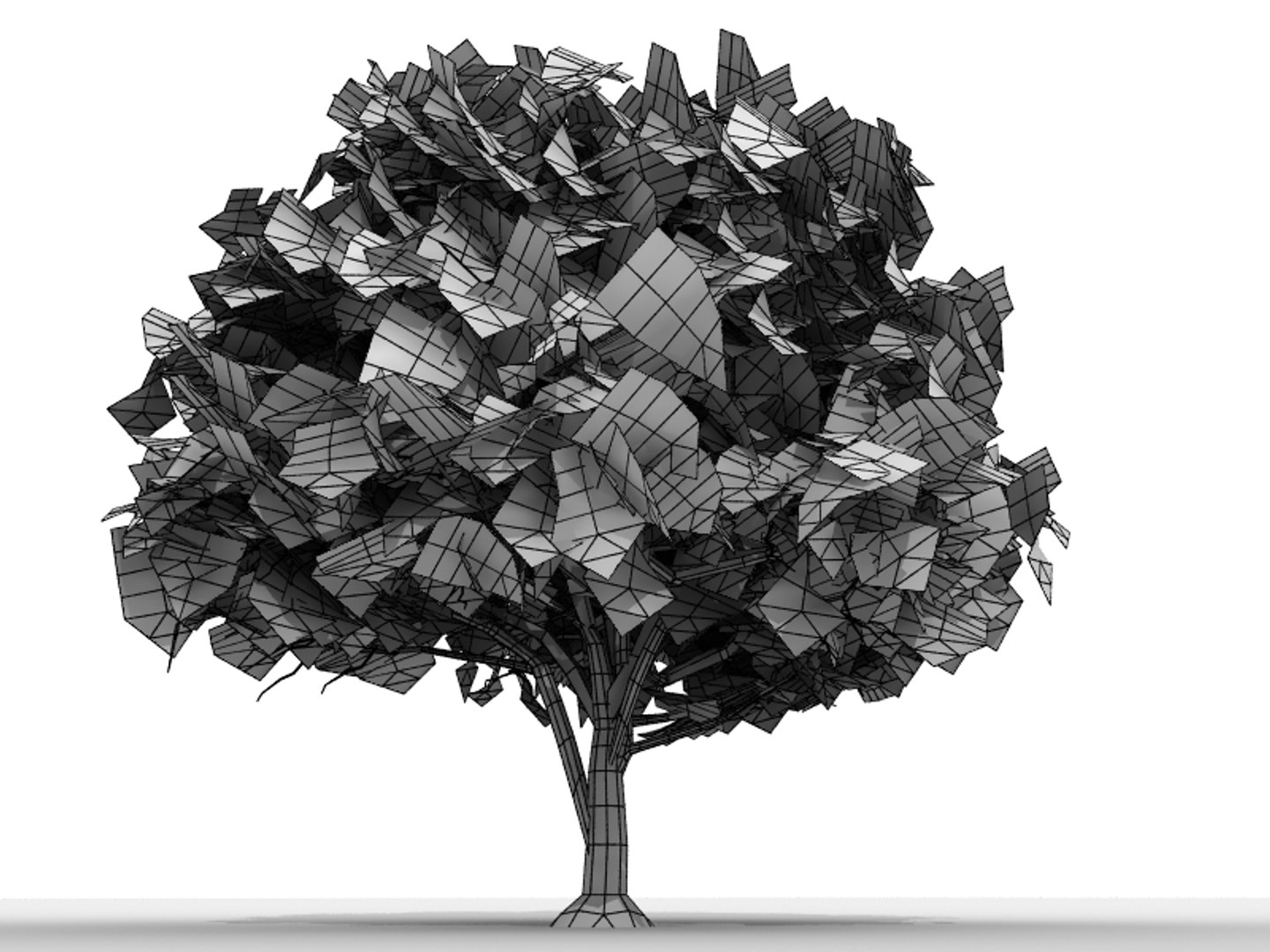 Photo Real Maple Tree 3d Model