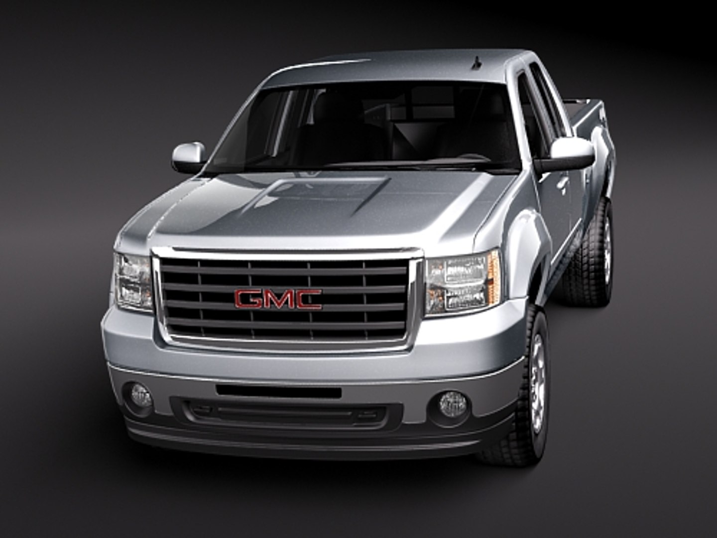 3d Model Gmc Sierra 2500hd Pickup