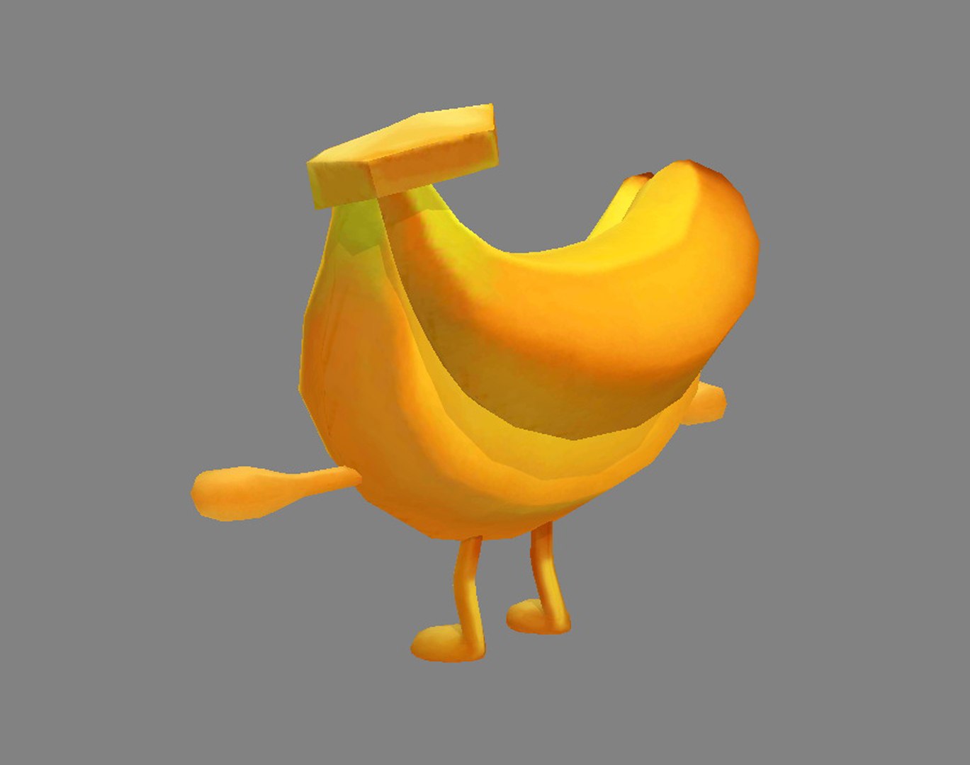 3D Model Banana Monster Mascot - TurboSquid 1712223