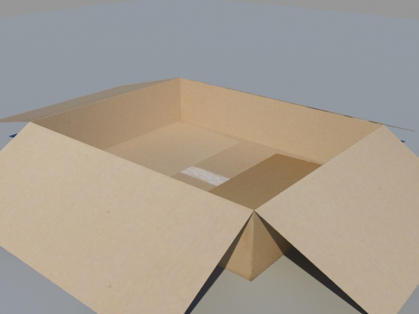 3d Max Cardboard Box