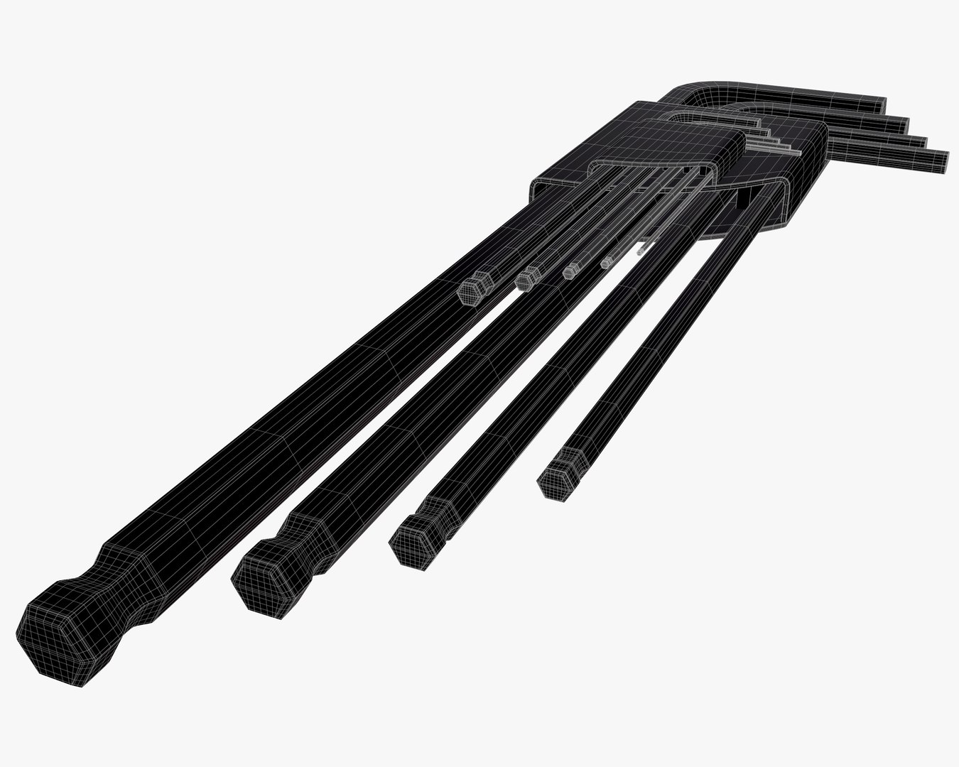 3D Hex Key Set Model - TurboSquid 1354260