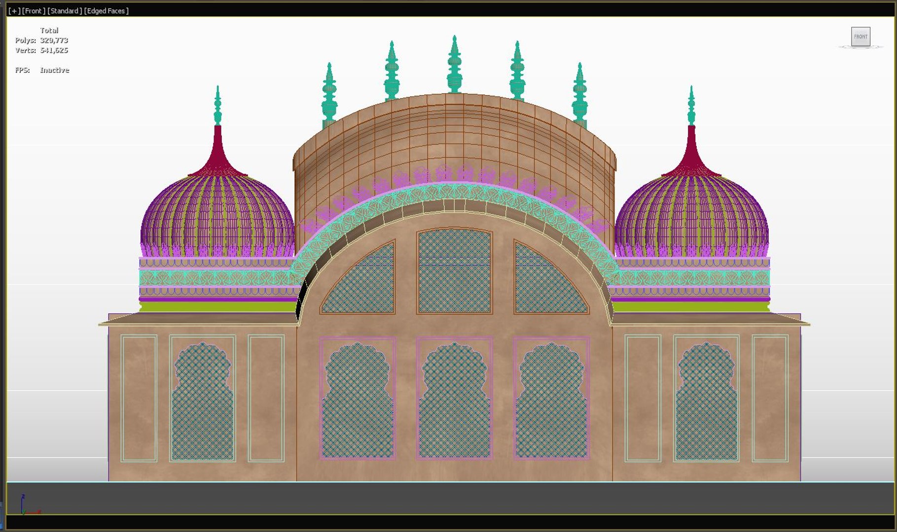 Indian Palace Dome 3D Model - TurboSquid 2356650