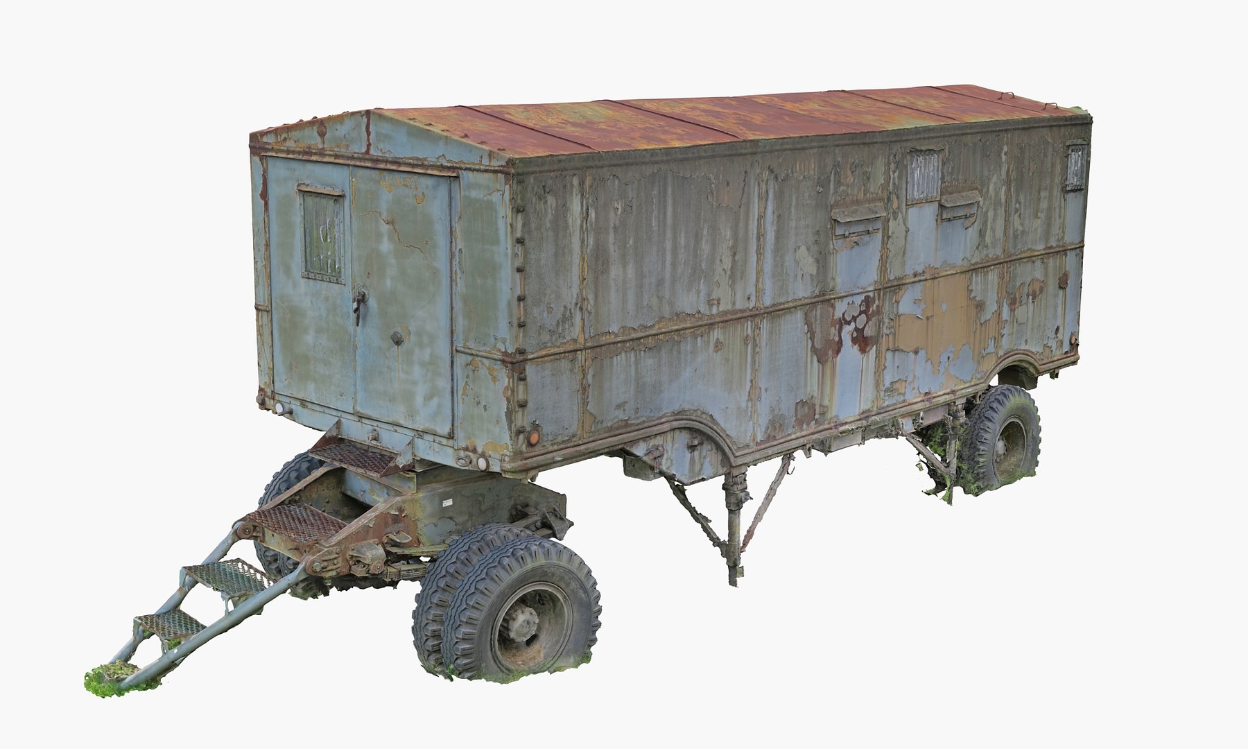 Russian Military Transport Vehicle Transport Trailer Model - TurboSquid ...