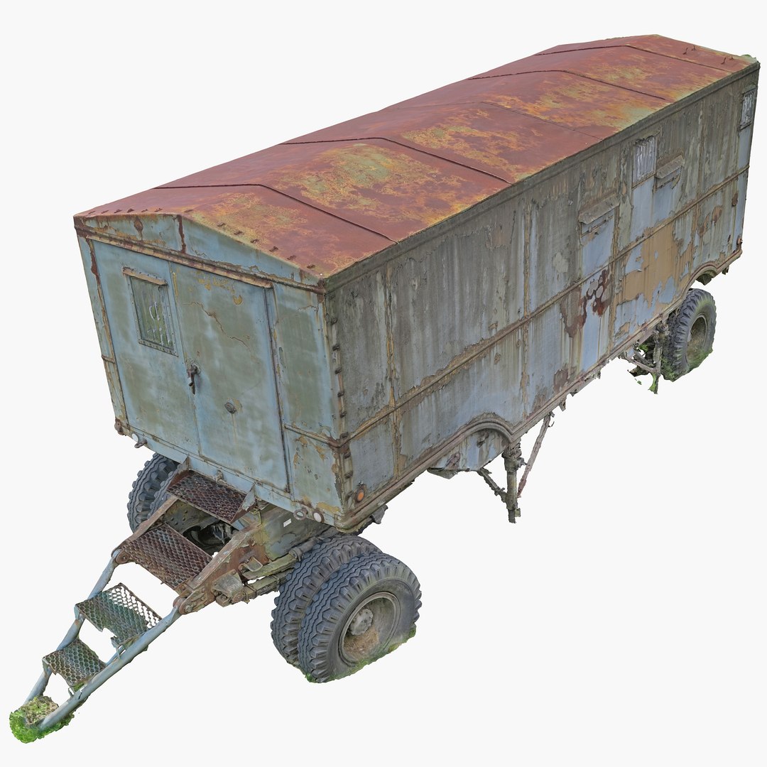 Russian Military Transport Vehicle Transport Trailer Model - TurboSquid ...