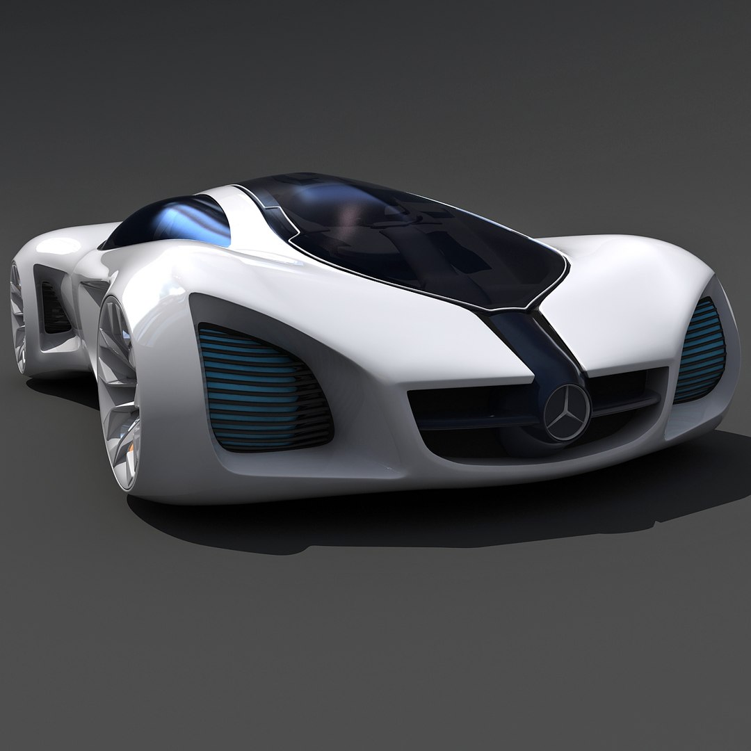3d mercedes benz biome concept car model