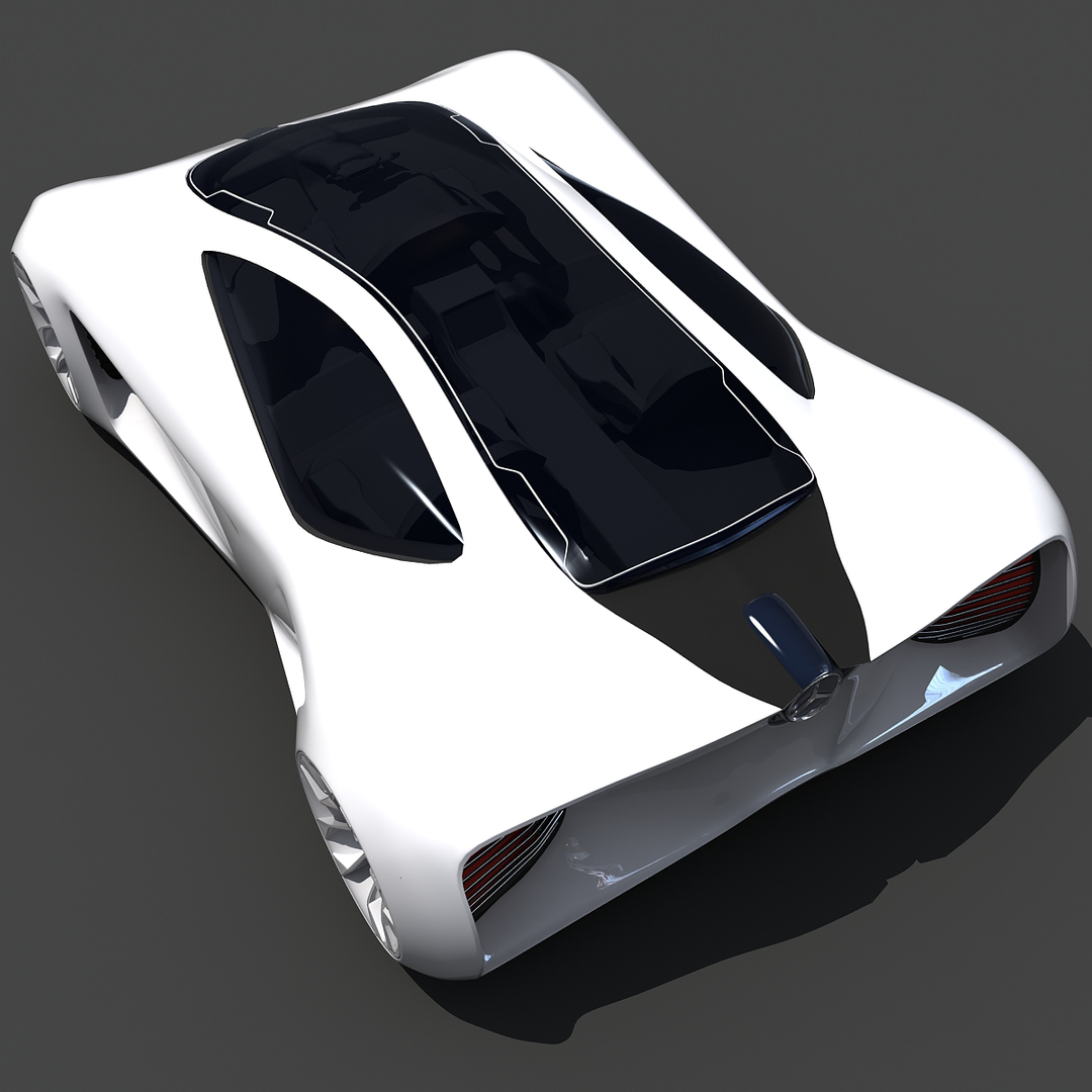 3d mercedes benz biome concept car model