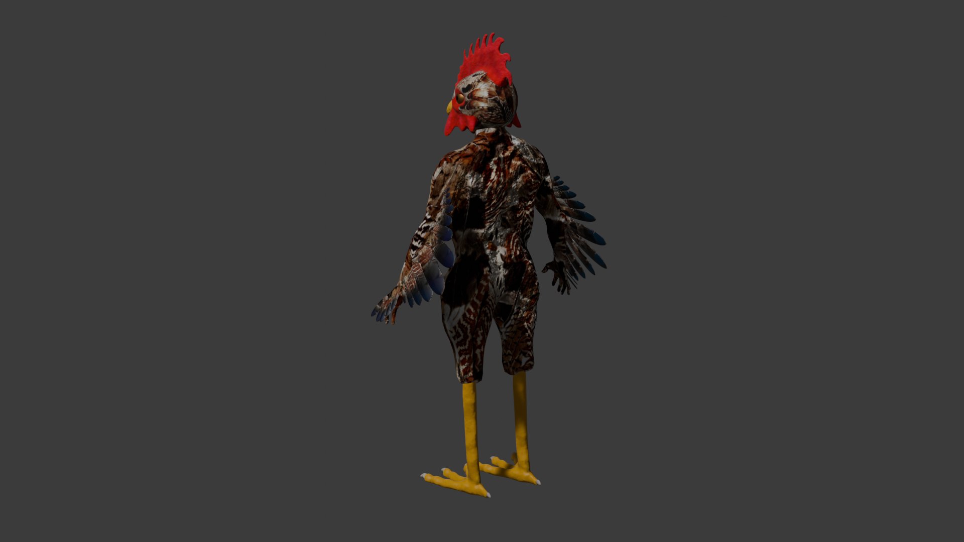 3D Chickenman V83 - TurboSquid 2245515