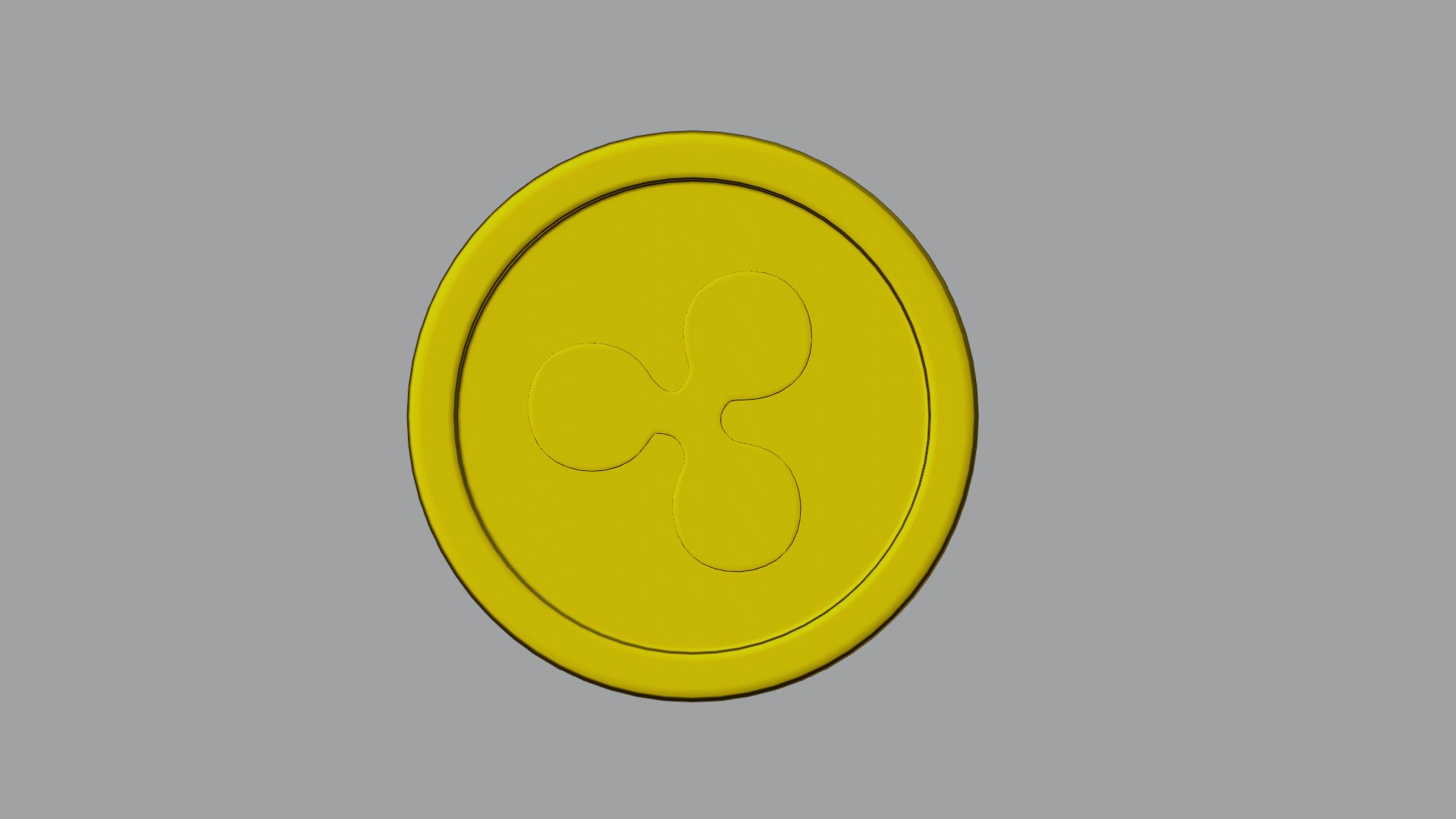 Ripple Coin 3D Model - TurboSquid 1914395