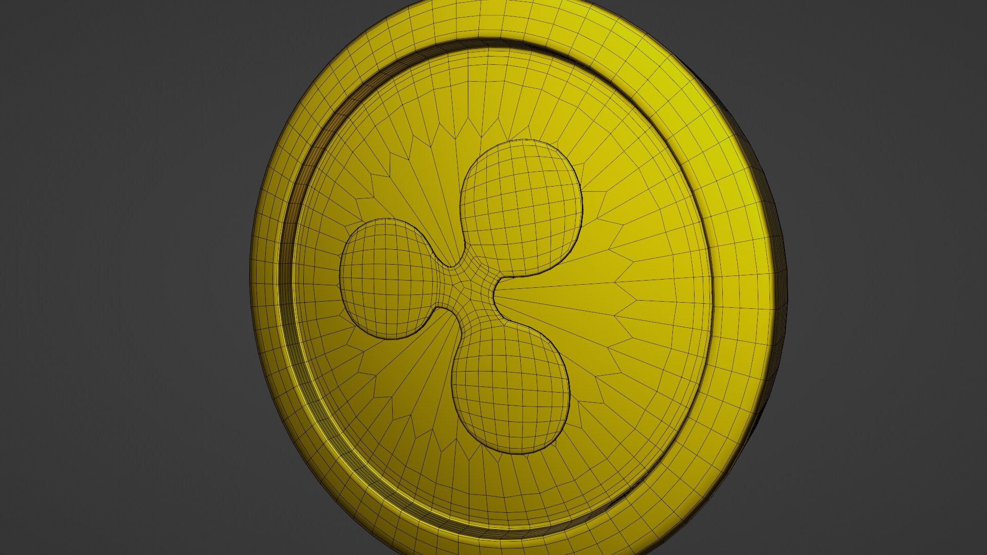 Ripple Coin 3D Model - TurboSquid 1914395
