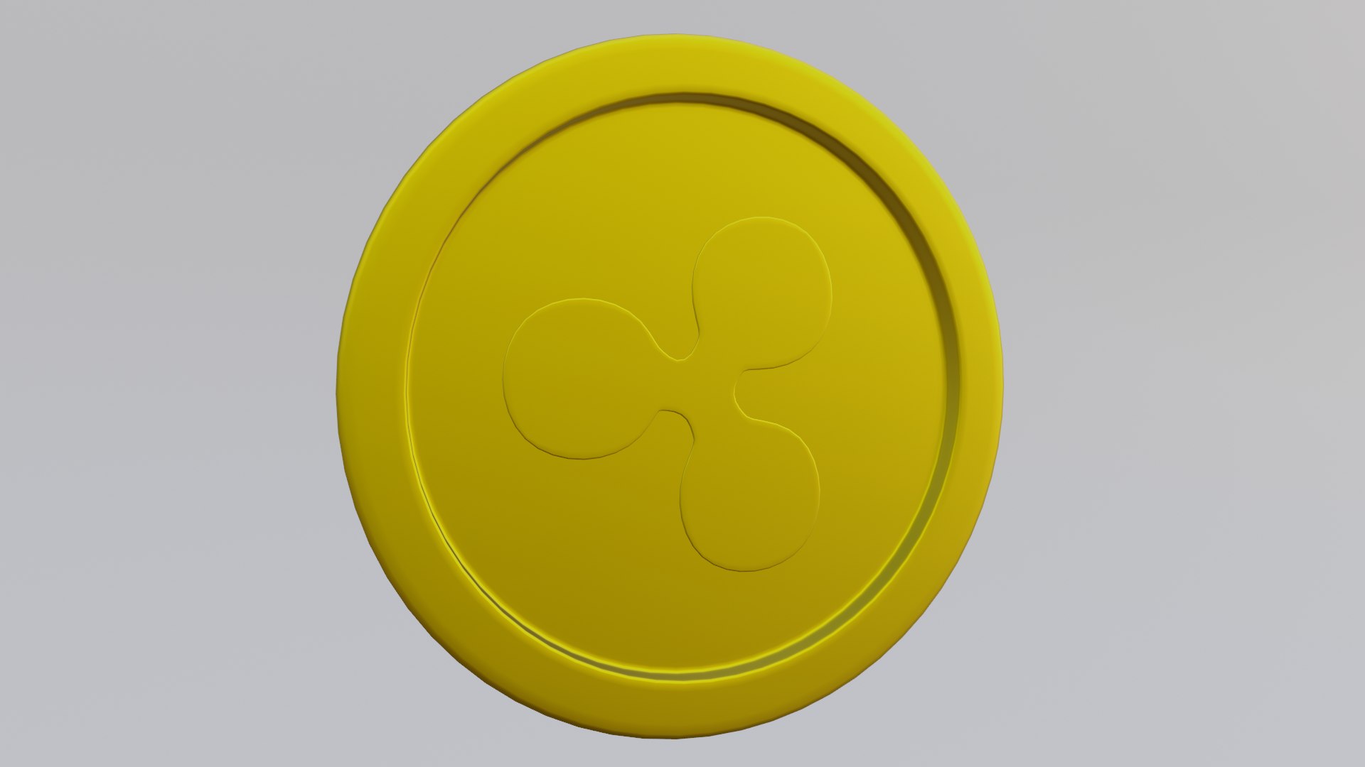Ripple Coin 3D Model - TurboSquid 1914395