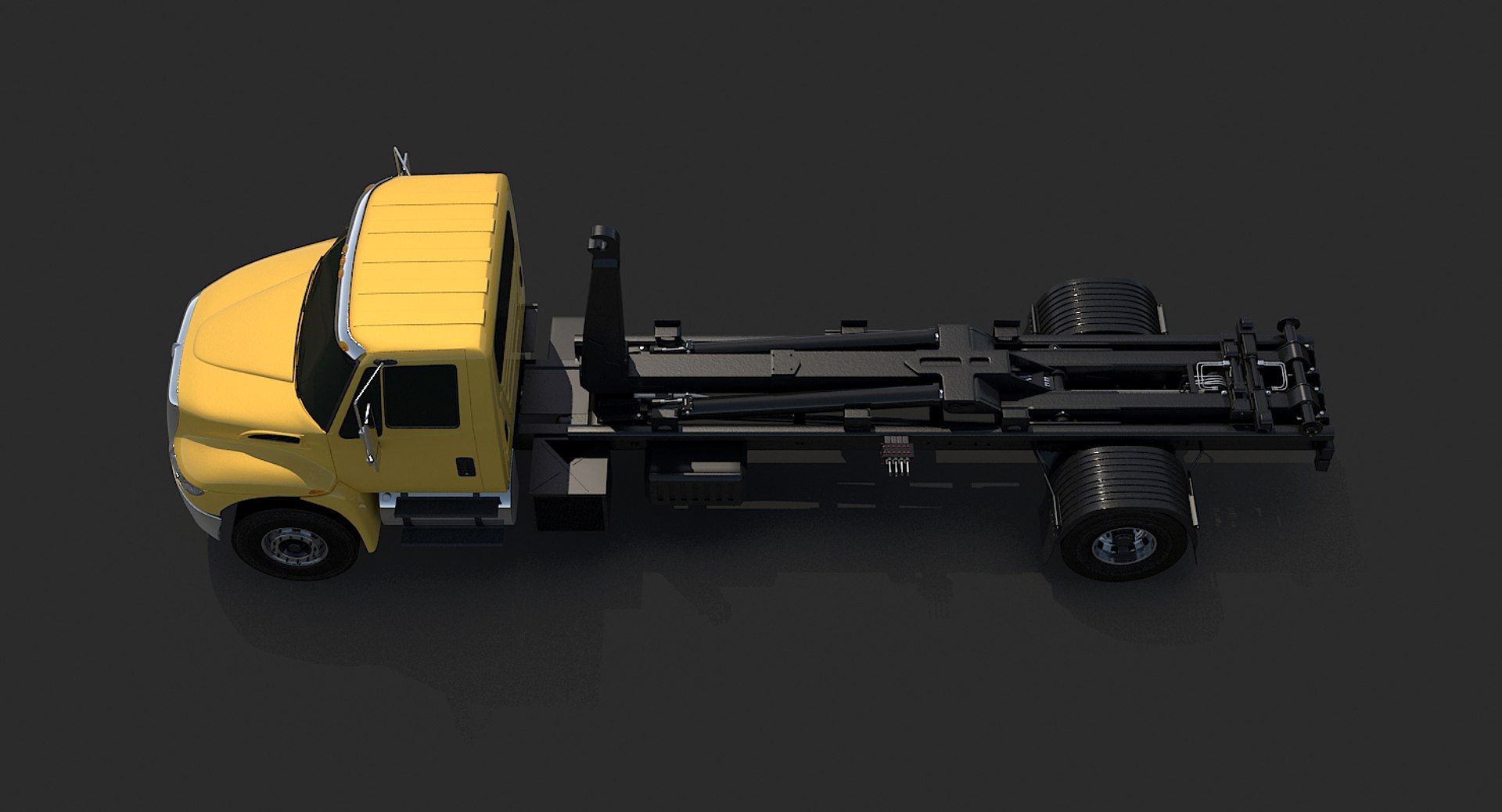 3d Model Hydraulic Hooklift Truck