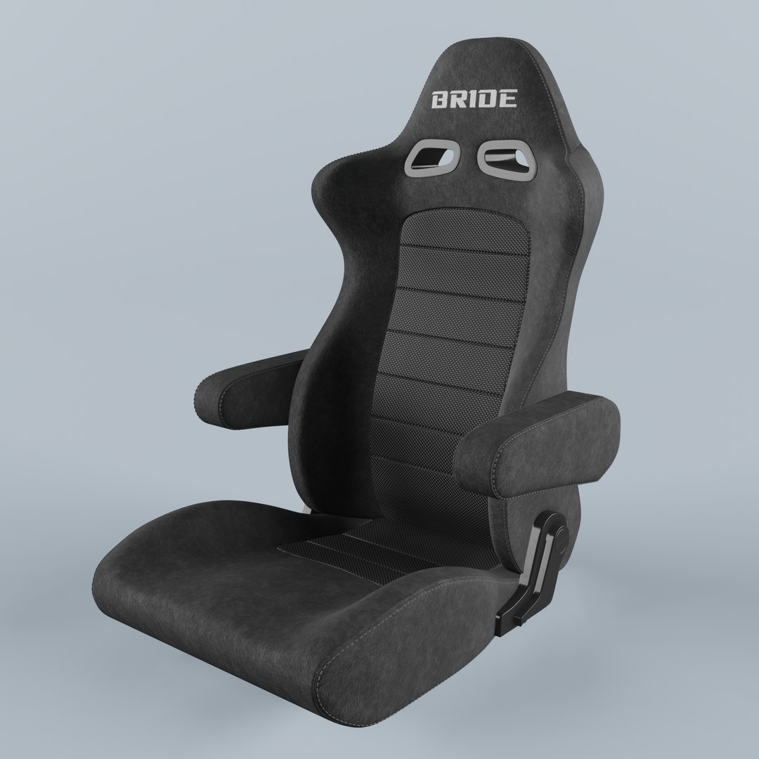 BRIDE EUROSTER II CRUZ Black Seat 3D - TurboSquid 1790976