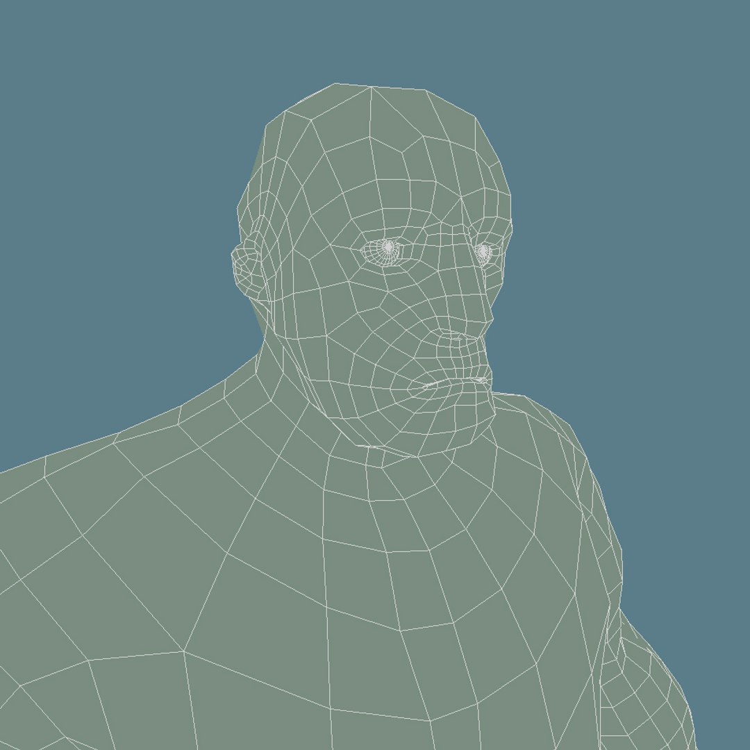 Normal Mapped Golem 3d Obj