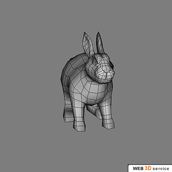 3d rabbit model