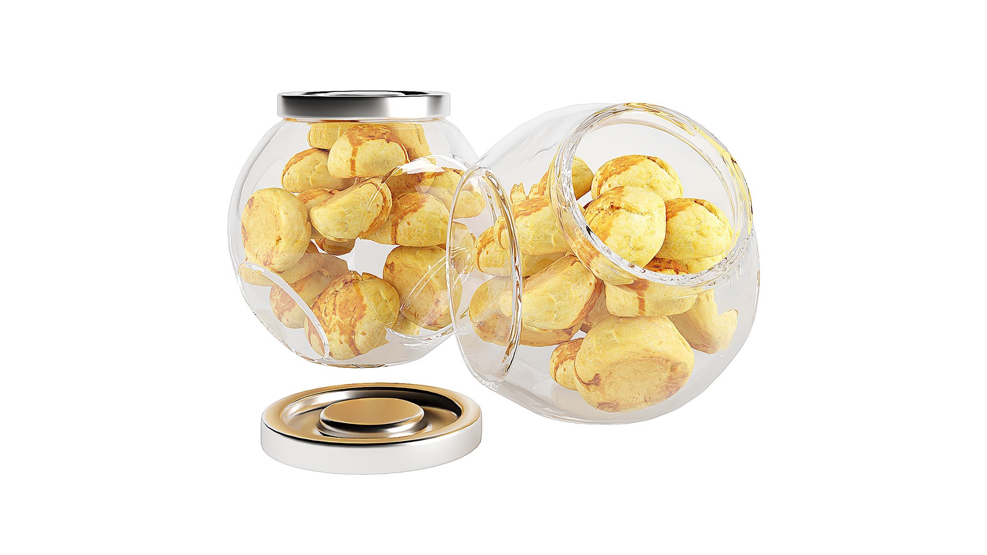 3D Glass Jar Cookie Content 08 - TurboSquid 1953458