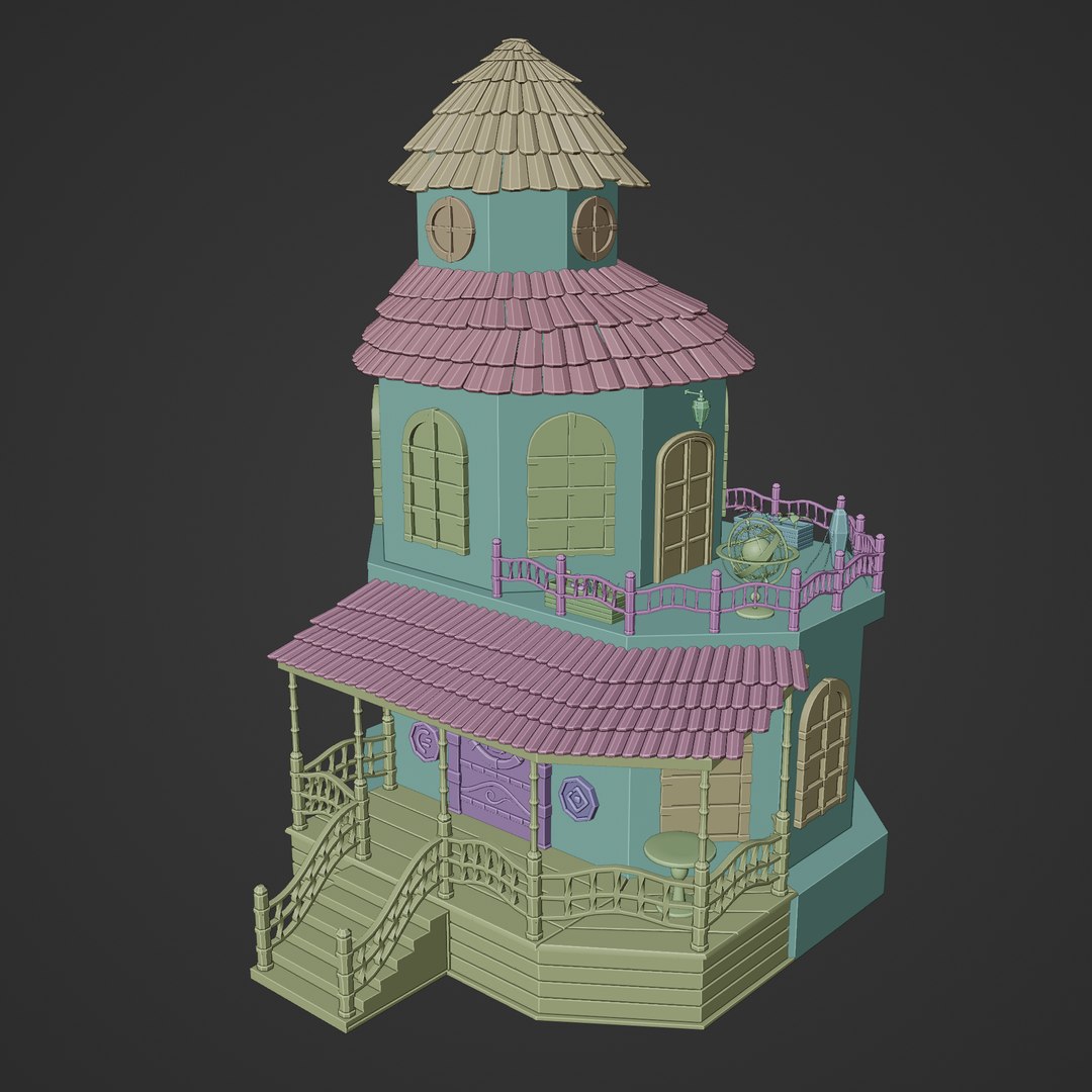 3D Magicians House Model - TurboSquid 2038037