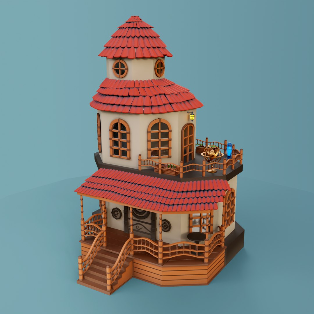 3D Magicians House Model - TurboSquid 2038037
