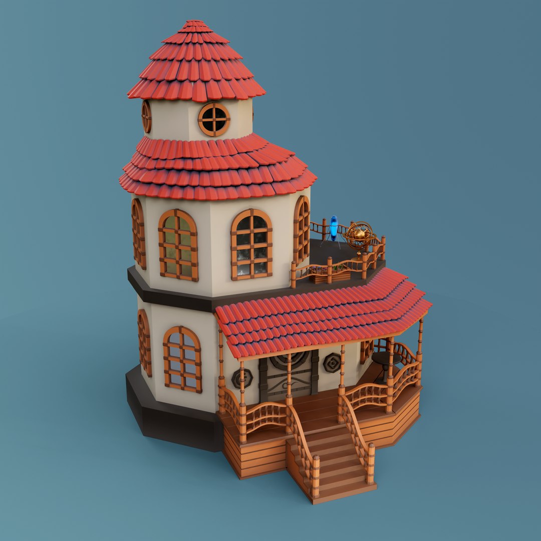 3D Magicians House Model - TurboSquid 2038037
