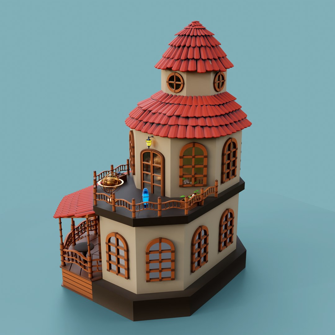 3D Magicians House Model - TurboSquid 2038037