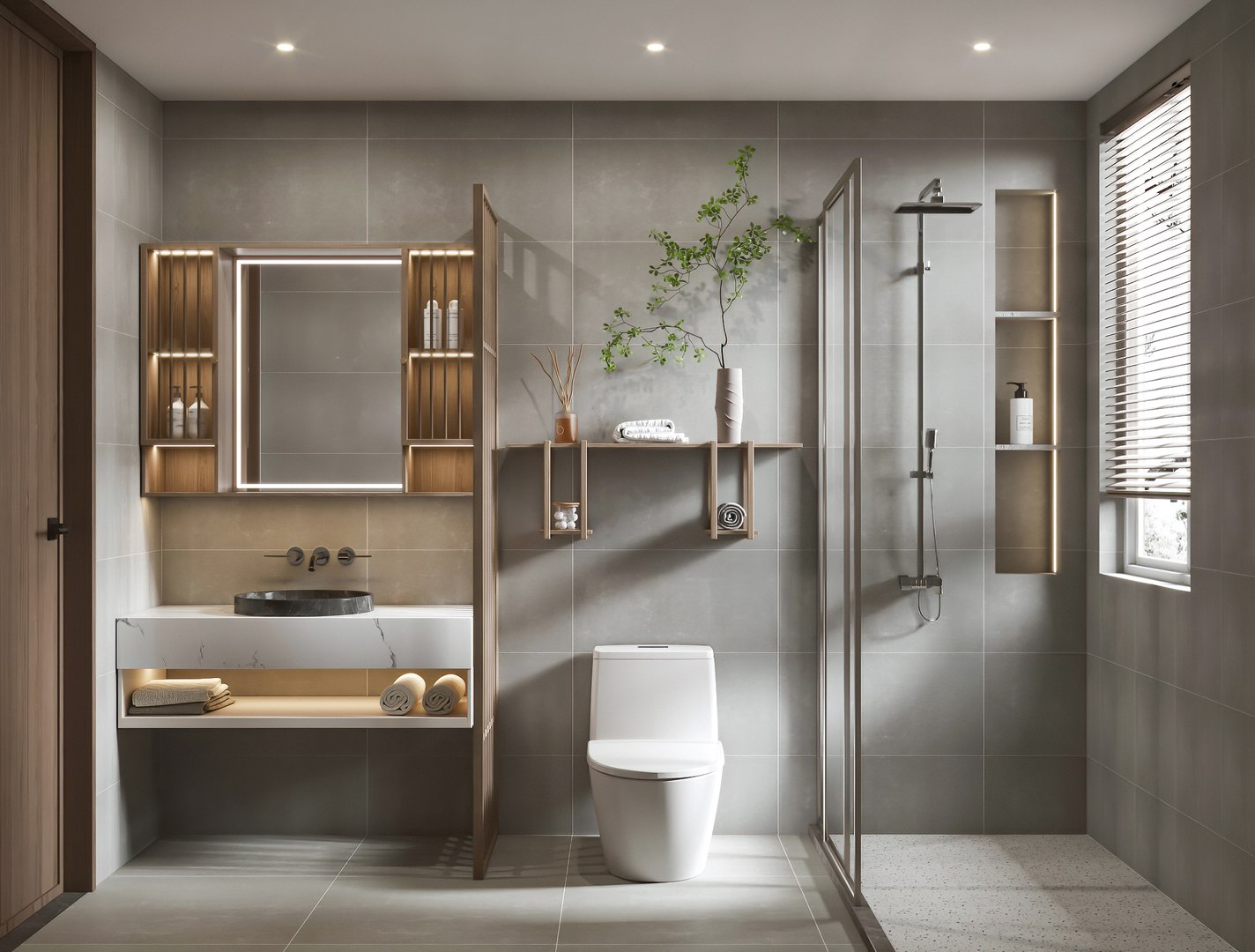 3D Modern bathroom model - TurboSquid 2062212