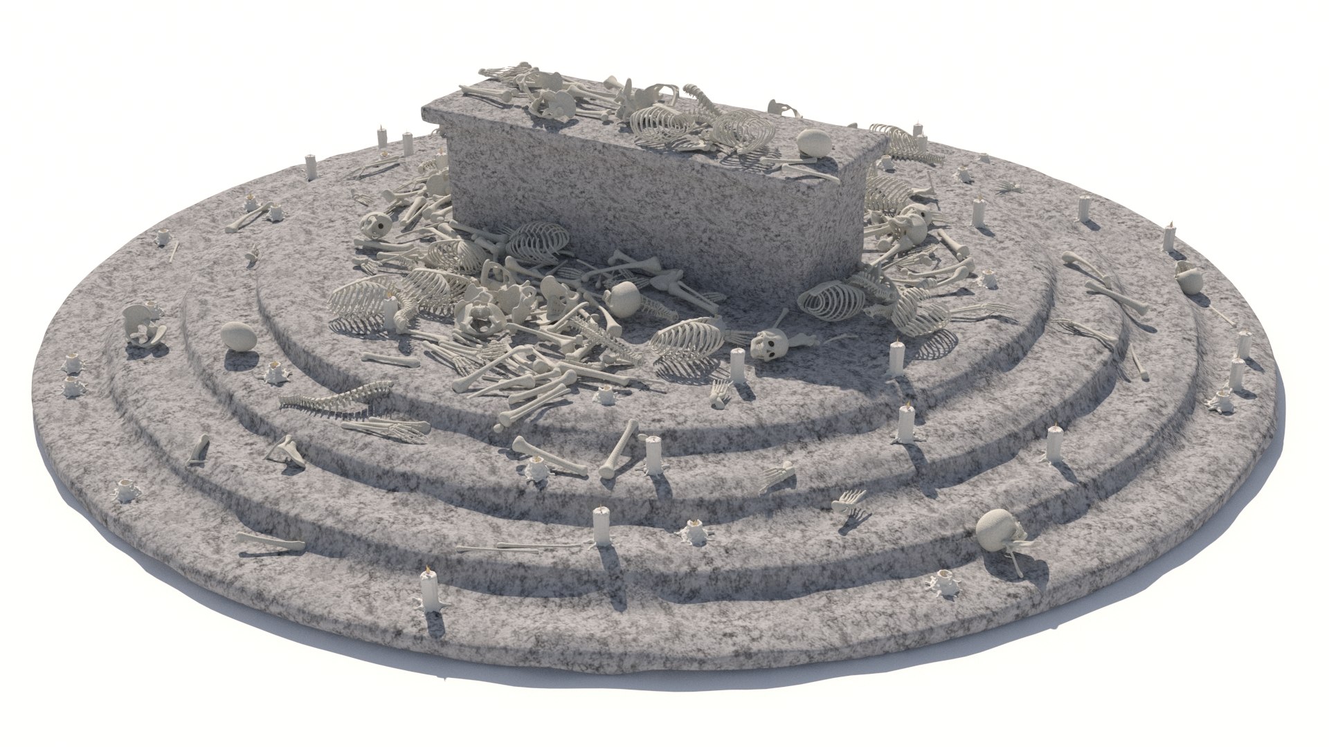 3D Old Ancient Rock Altar 2 - TurboSquid 2062857