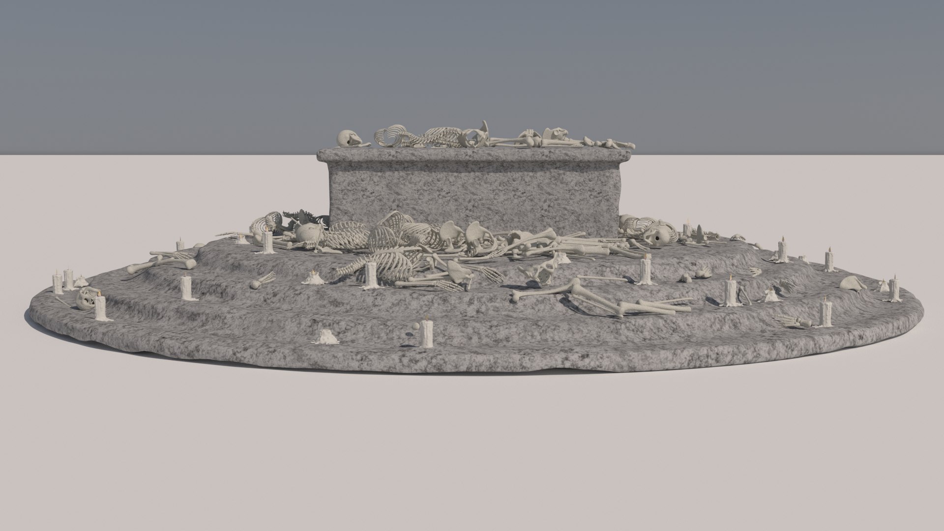 3D Old Ancient Rock Altar 2 - TurboSquid 2062857