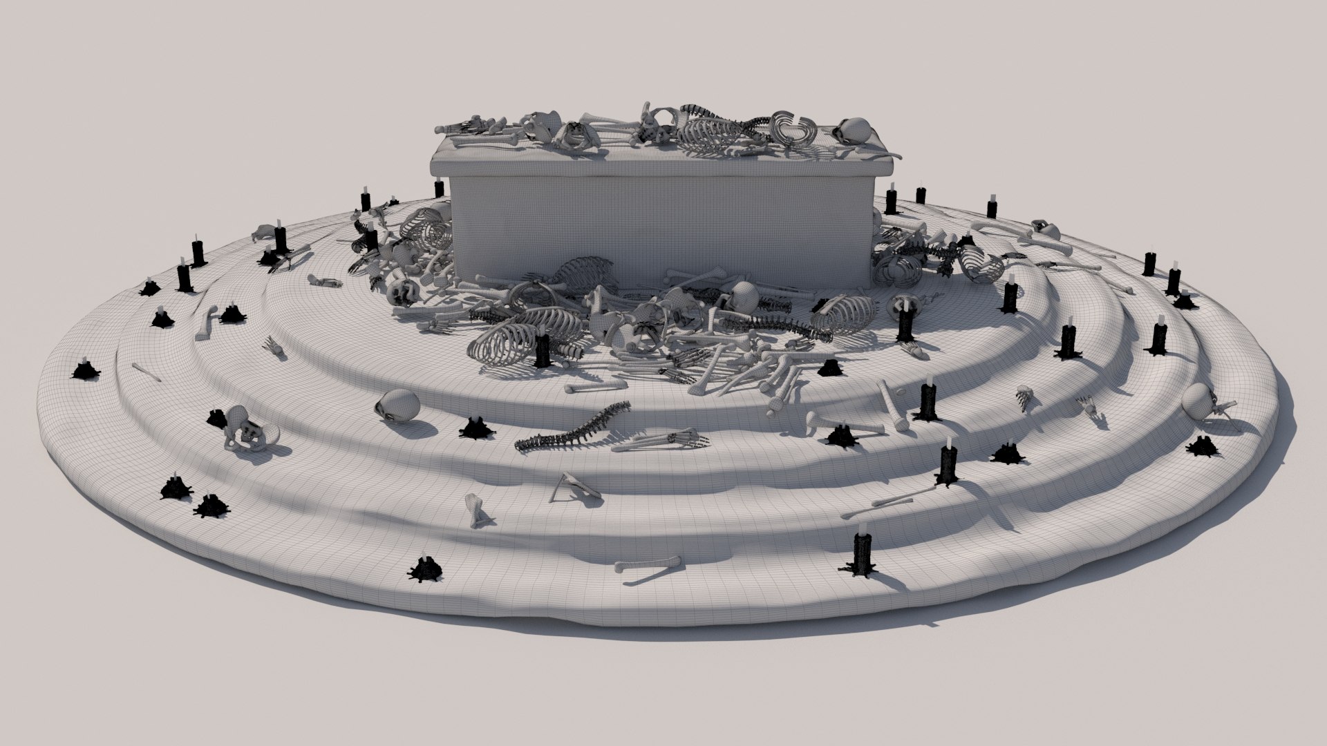 3D Old Ancient Rock Altar 2 - TurboSquid 2062857