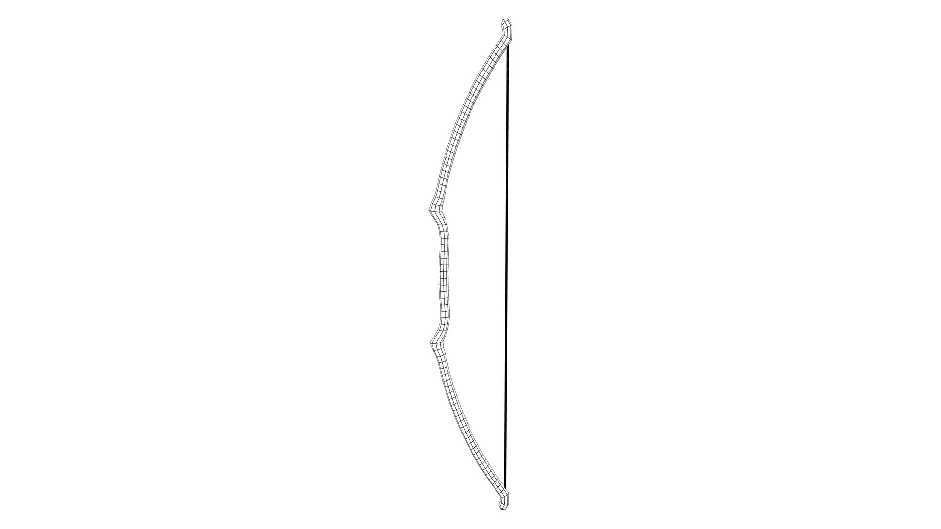 Recurve Long Bow 3D Model - TurboSquid 2008781