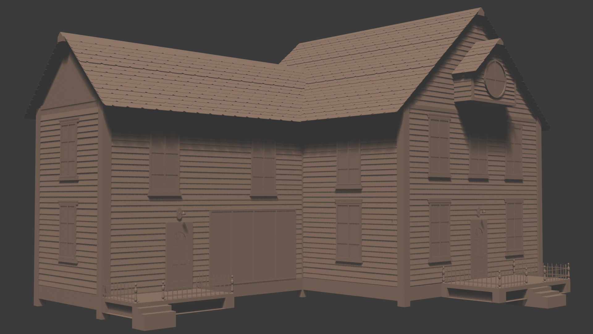 3D Simple Home Model - TurboSquid 2301045