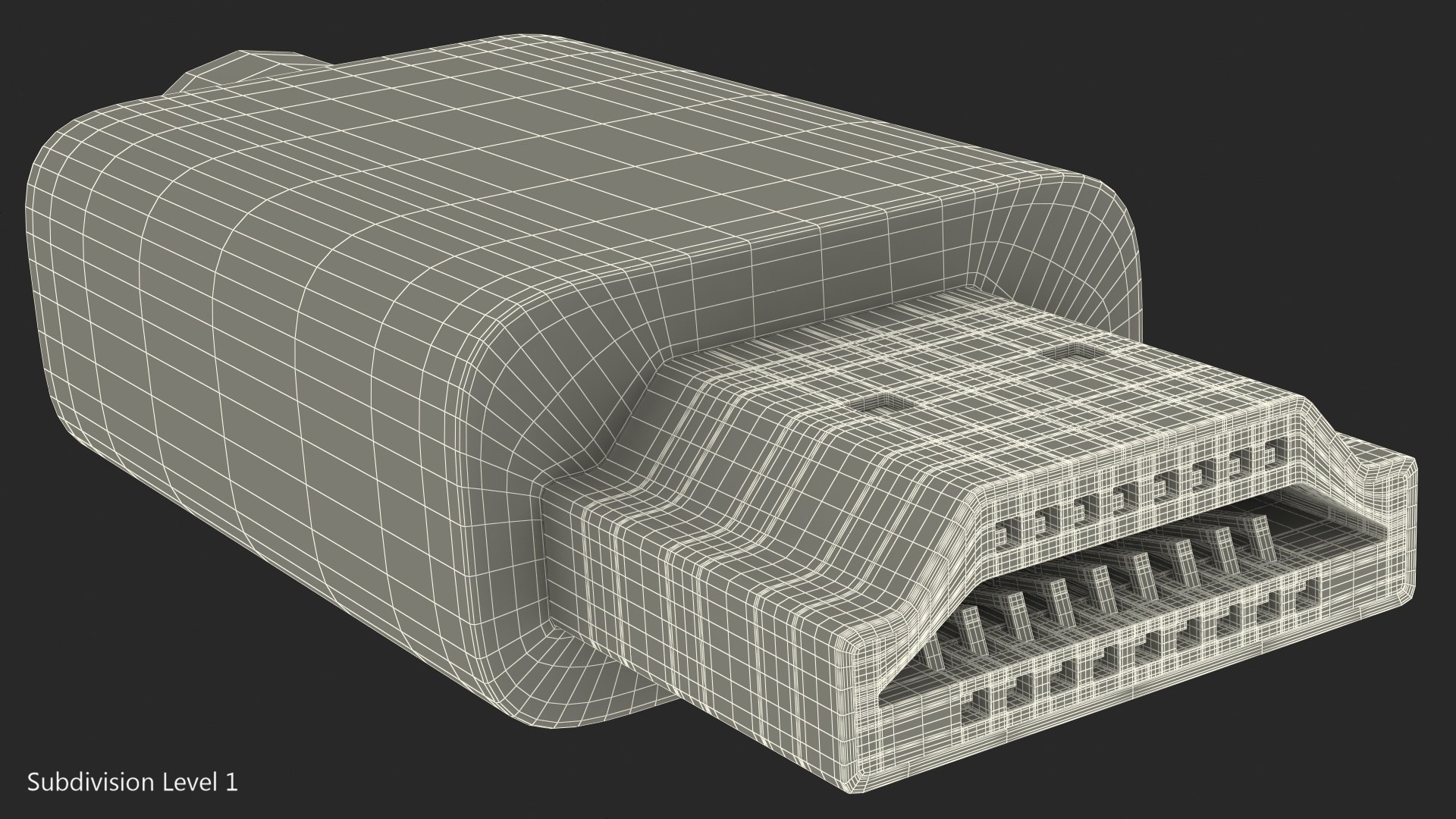 Hdmi Connector 3D Model - TurboSquid 1451812