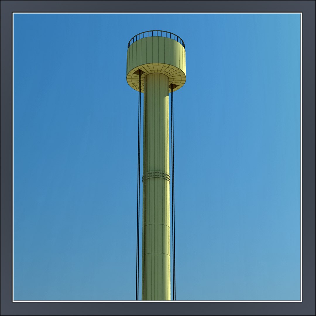 Drop Tower 3d Dxf
