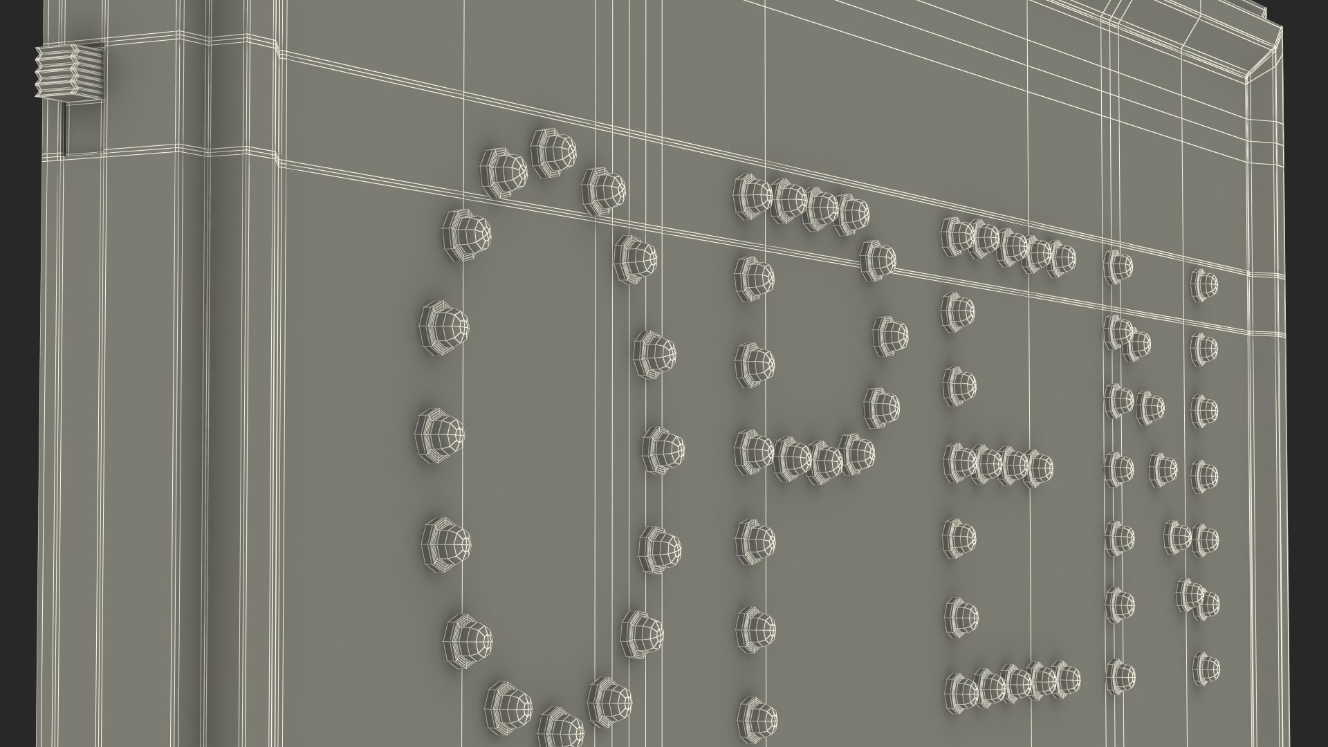 3D Traditional Rectangle Blue LED Neon Sign Open OFF model - TurboSquid ...